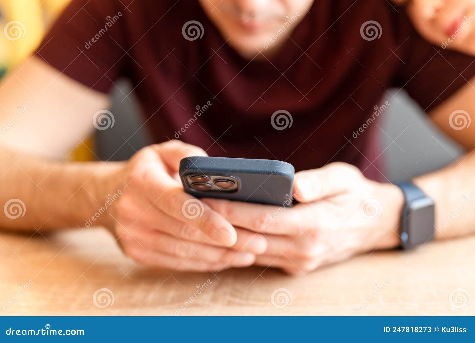 02.23.2022 Moscow. Man Using Modern Technology a Mobile Phone or ...