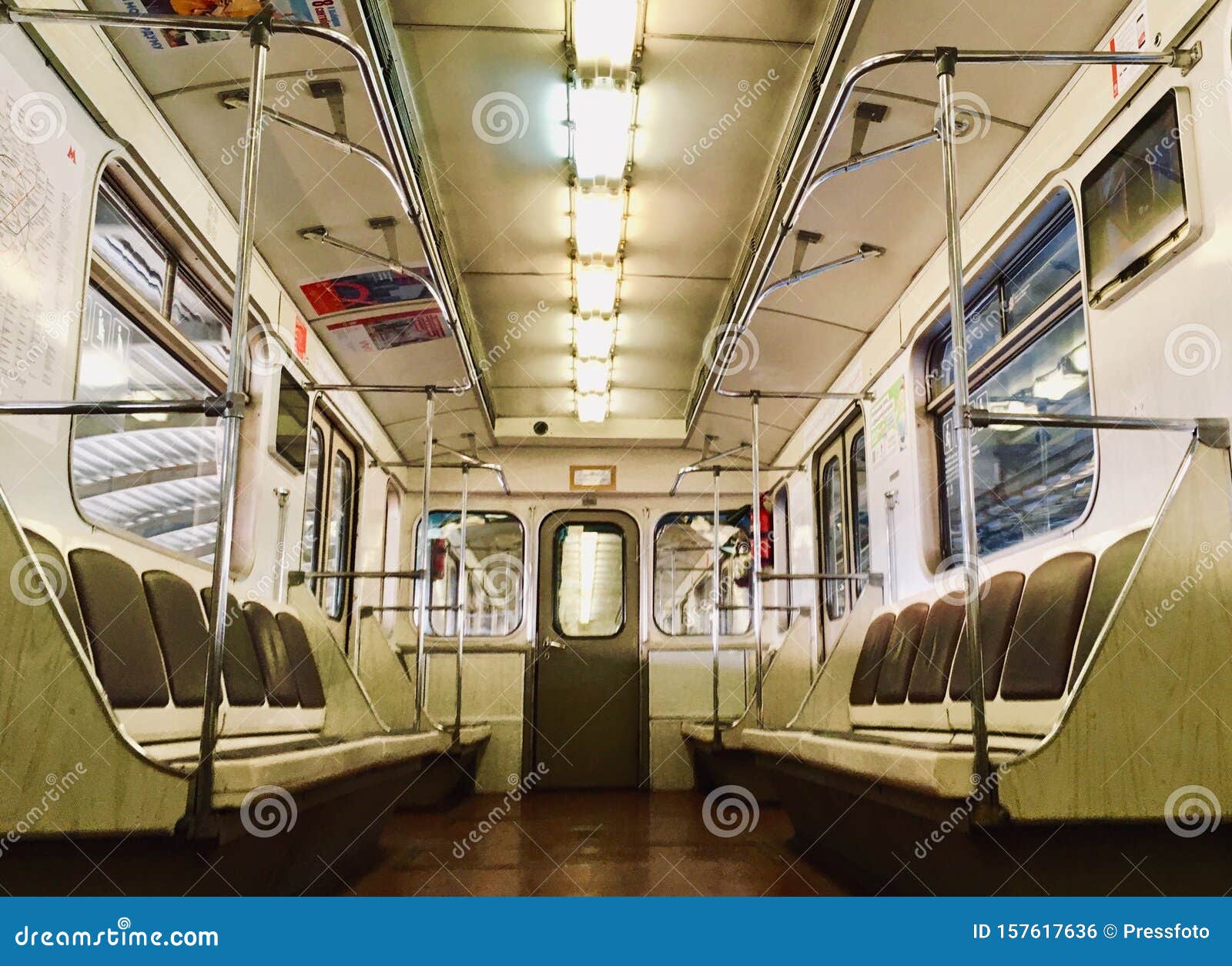 Moscow Metro Train editorial photo. Image of city, inside - 157617636