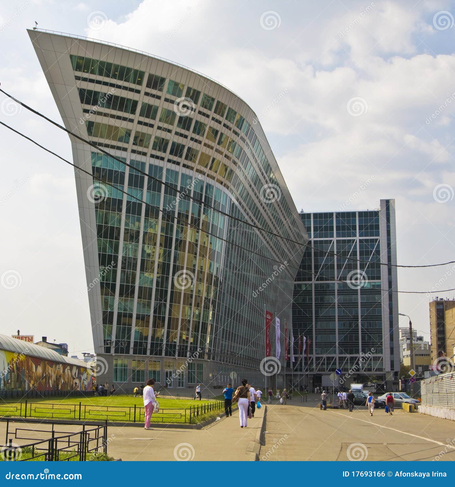 Moscow, modern building editorial photo. Image of business - 17693166