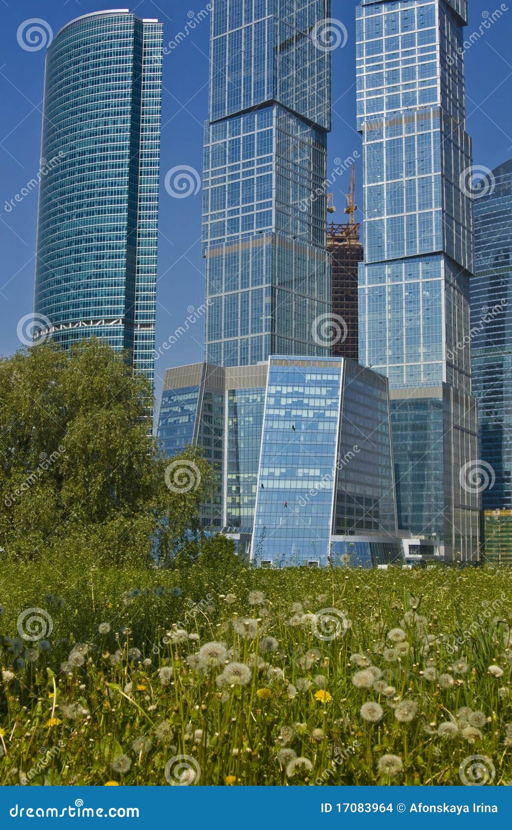Moscow, modern buildings stock photo. Image of skyscraper - 17083964