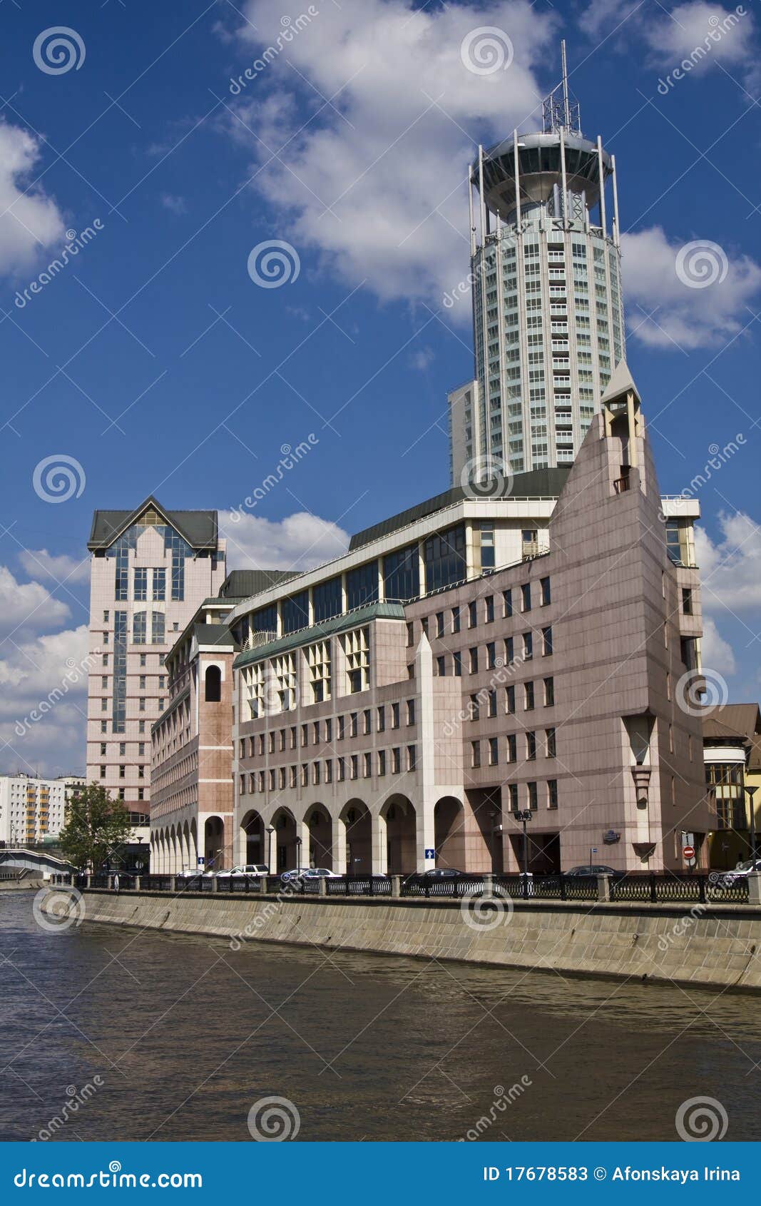 Moscow, modern buildings stock image. Image of high, centre - 17678583