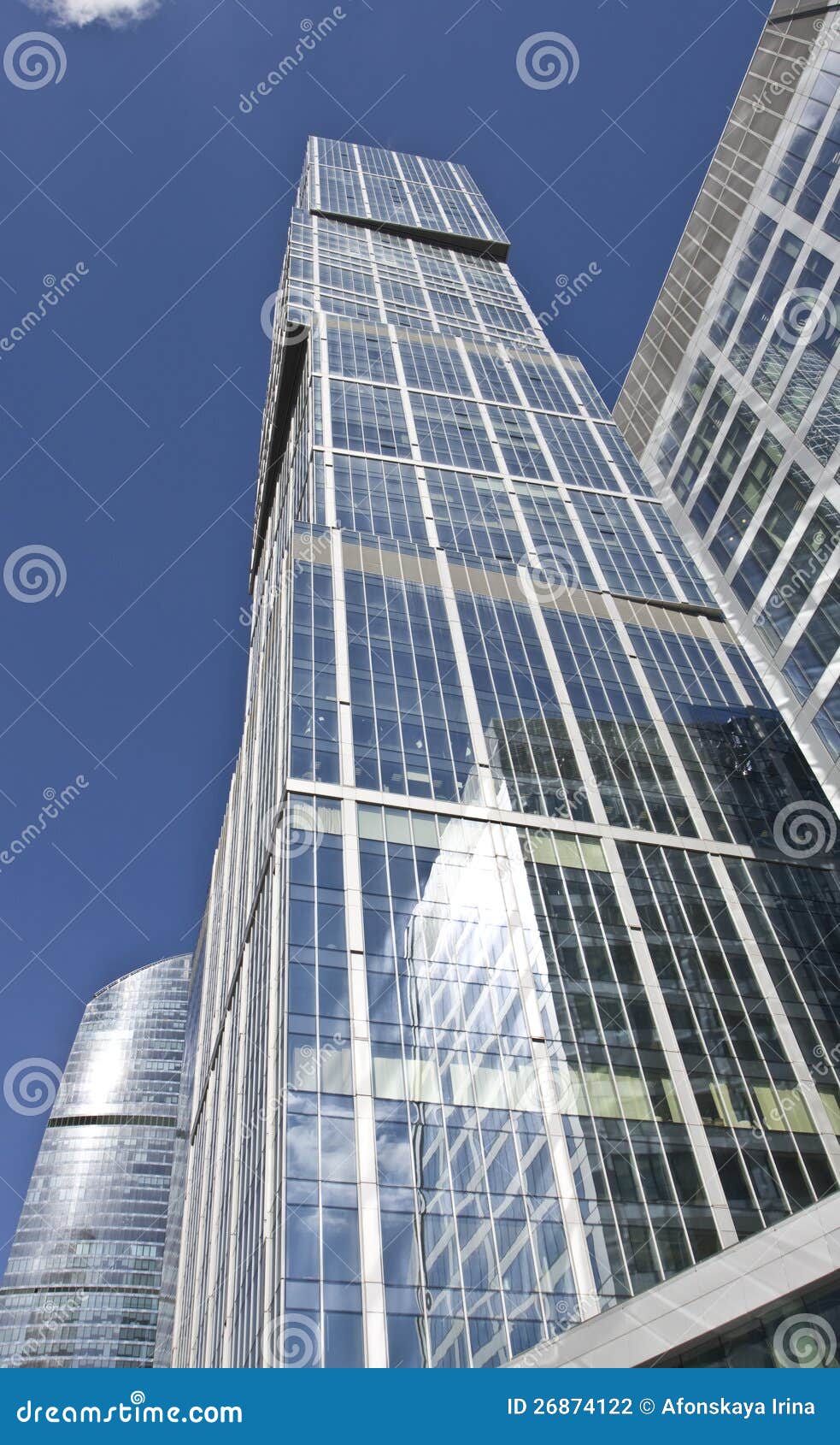 Moscow, modern buildings stock photo. Image of high, modern - 26874122