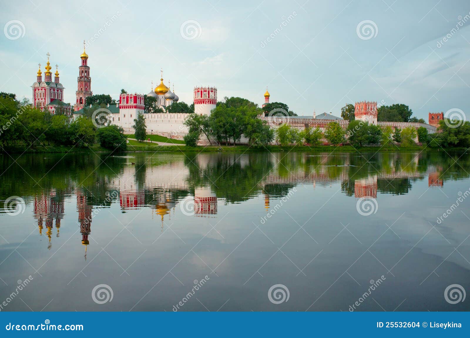 Moscow Monastery at Sunrise. Stock Photo - Image of christianity ...