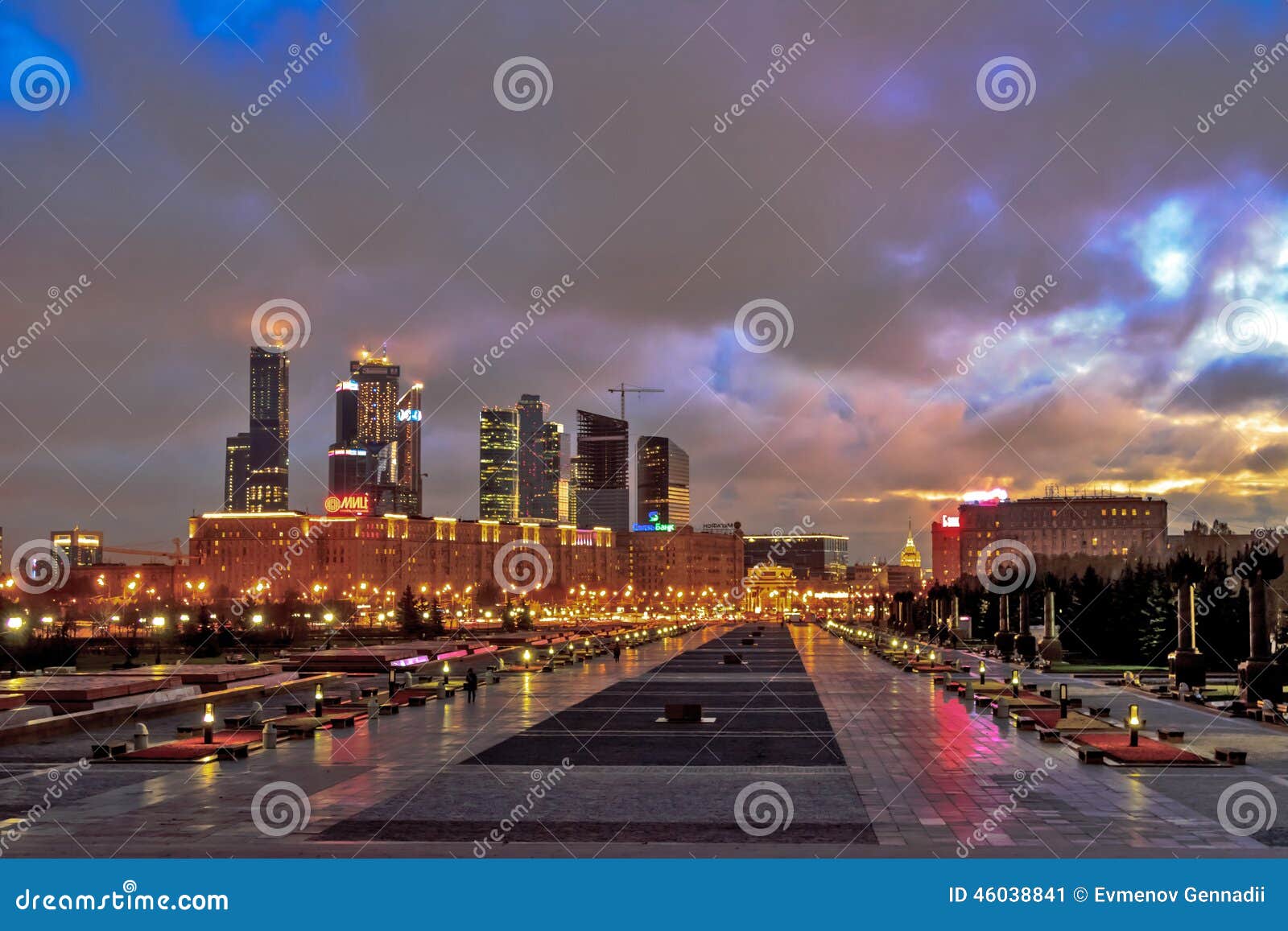 Moscow morning editorial photo. Image of early, view - 46038841