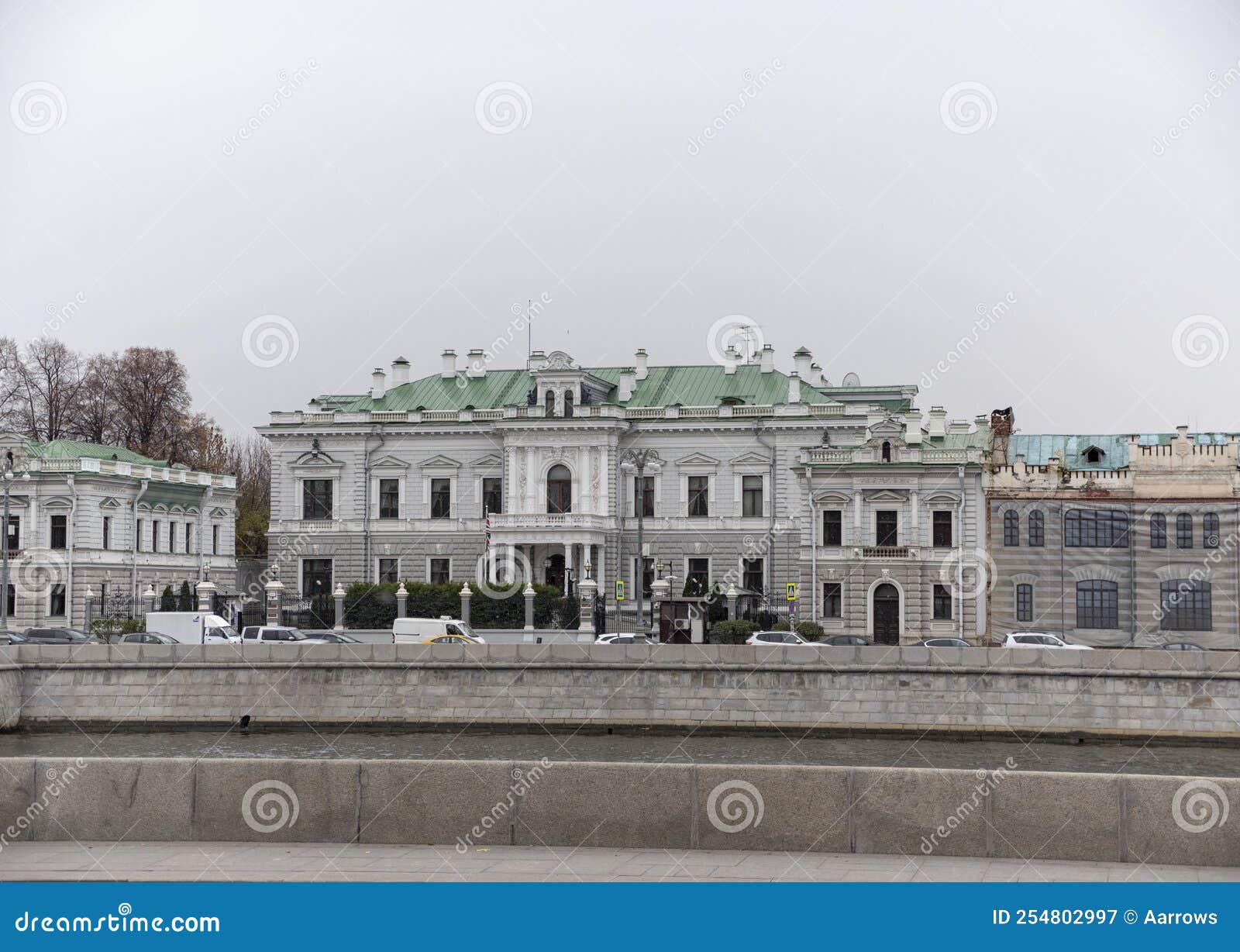 MOSCOW - OCTOBER 14: the British Embassy in Moscow on October 14, 2017 ...