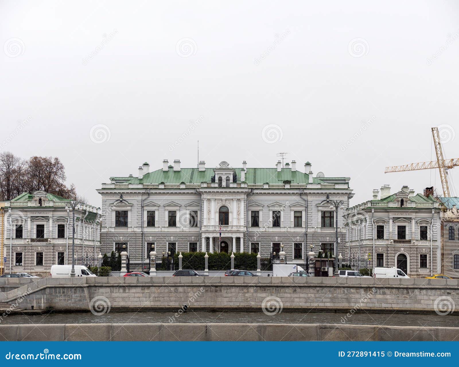 MOSCOW - OCTOBER 14: the British Embassy in Moscow on October 14, 2017 ...