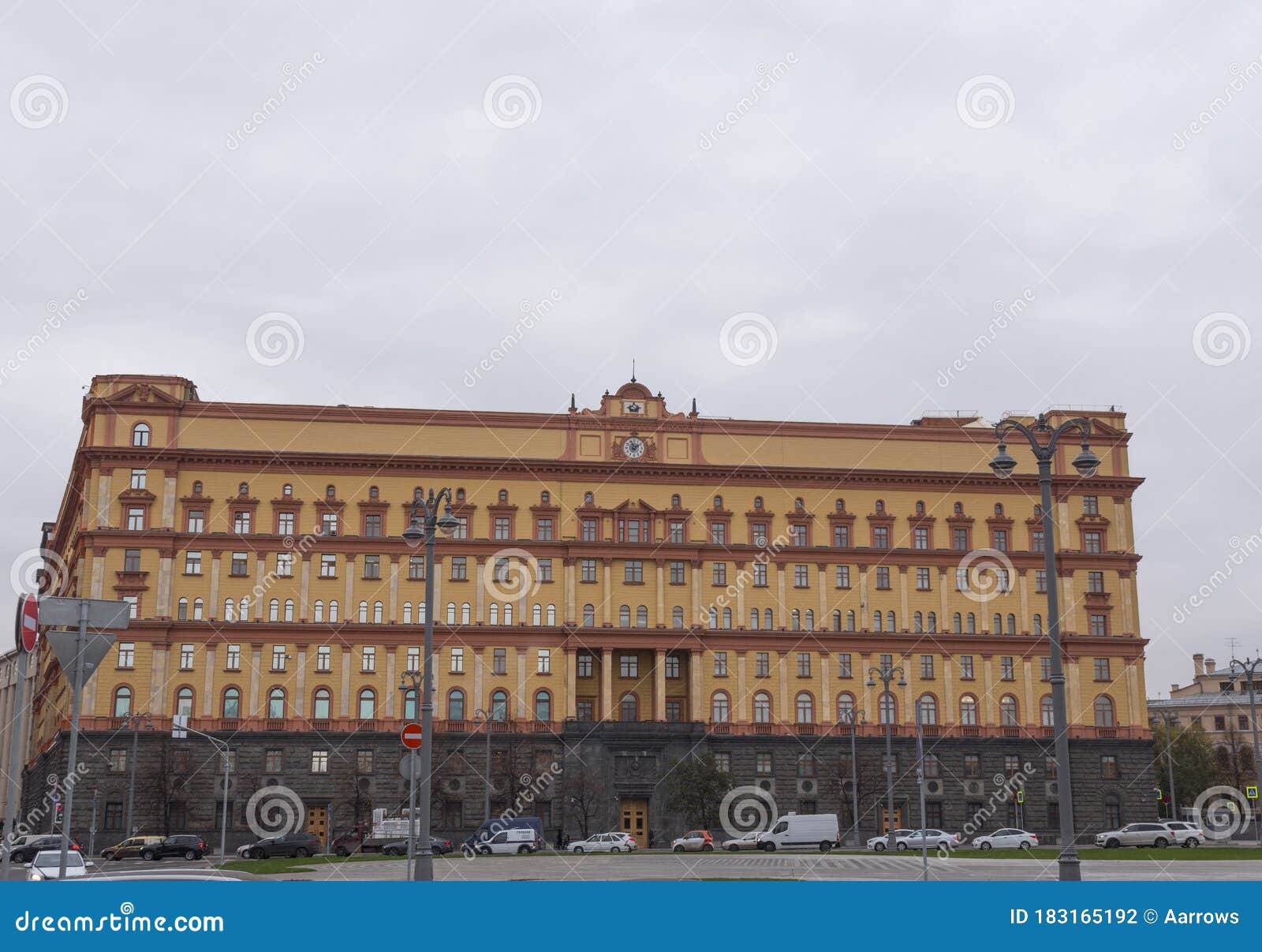 MOSCOW - OCTOBER 14: the Lubyanka Square FSB of Russia on October 14 ...