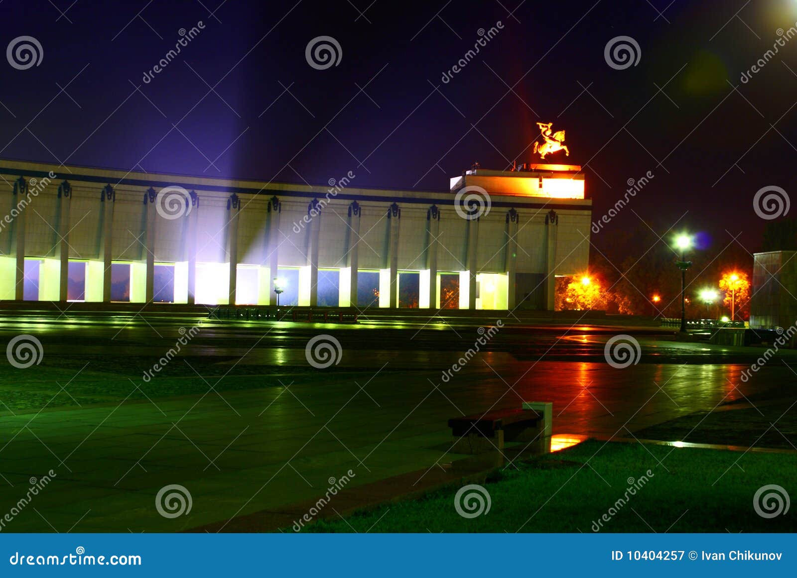 The Moscow Park of a Victory Stock Image - Image of megapolis, columns ...