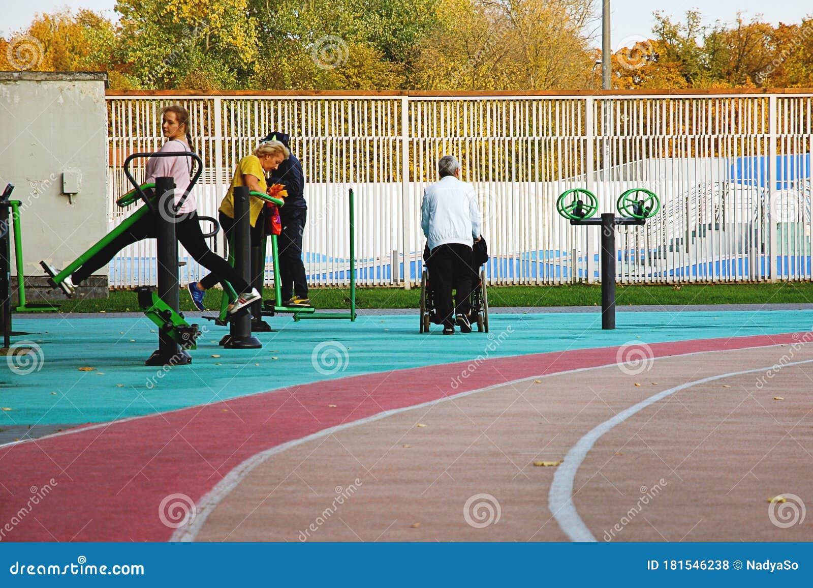 People Exercising In A Park Along The River, Background, Wallpaper, Sky ...