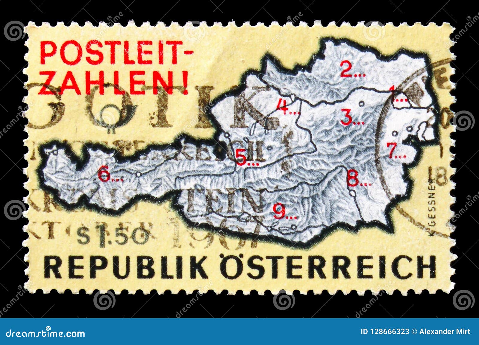 Introduction Postcode, Serie, Circa 1966 Editorial Stock Photo - Image ...