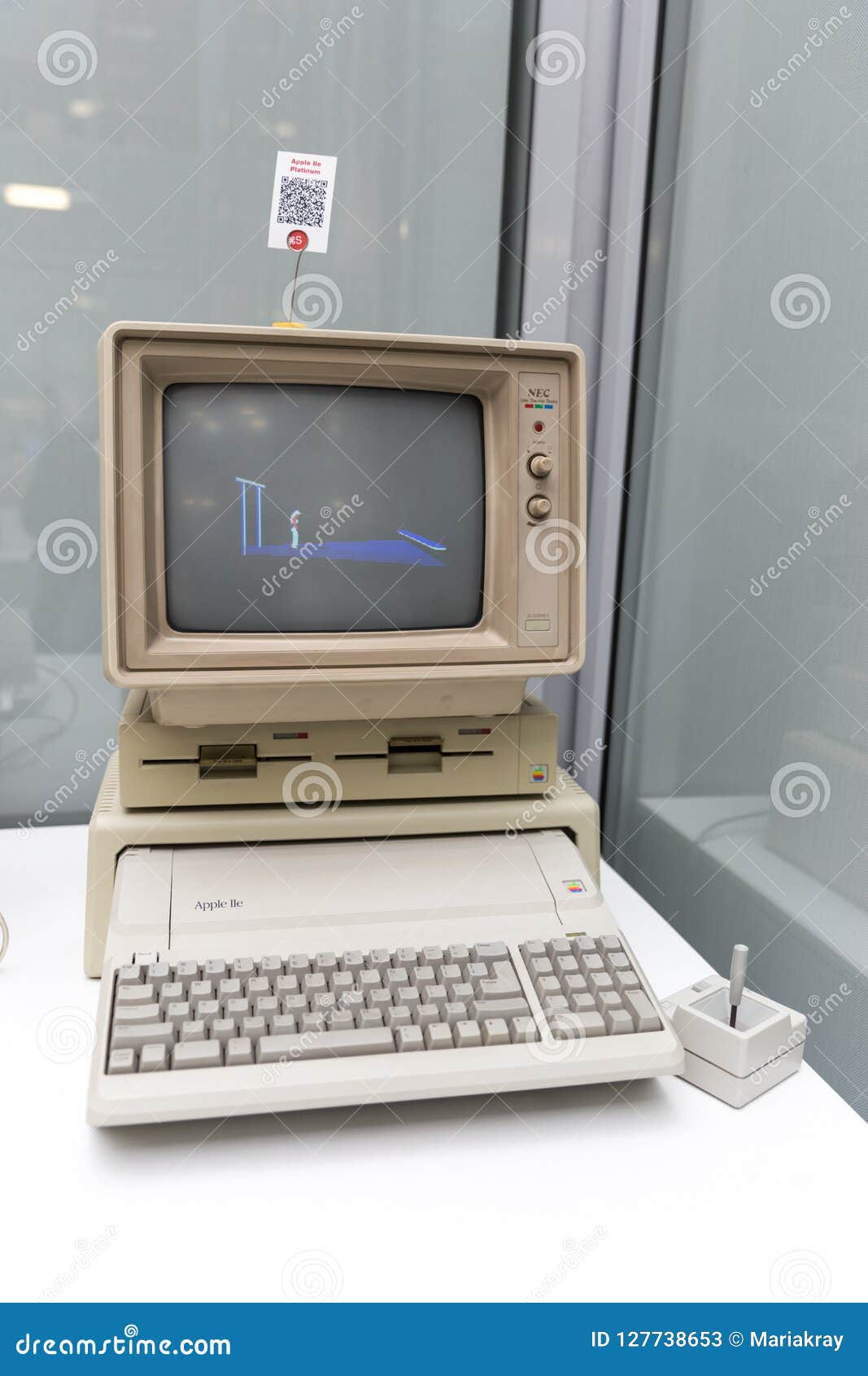 MOSCOW, RUSSIA - JUNE 11, 2018: Old Original Apple Mac Computer in ...
