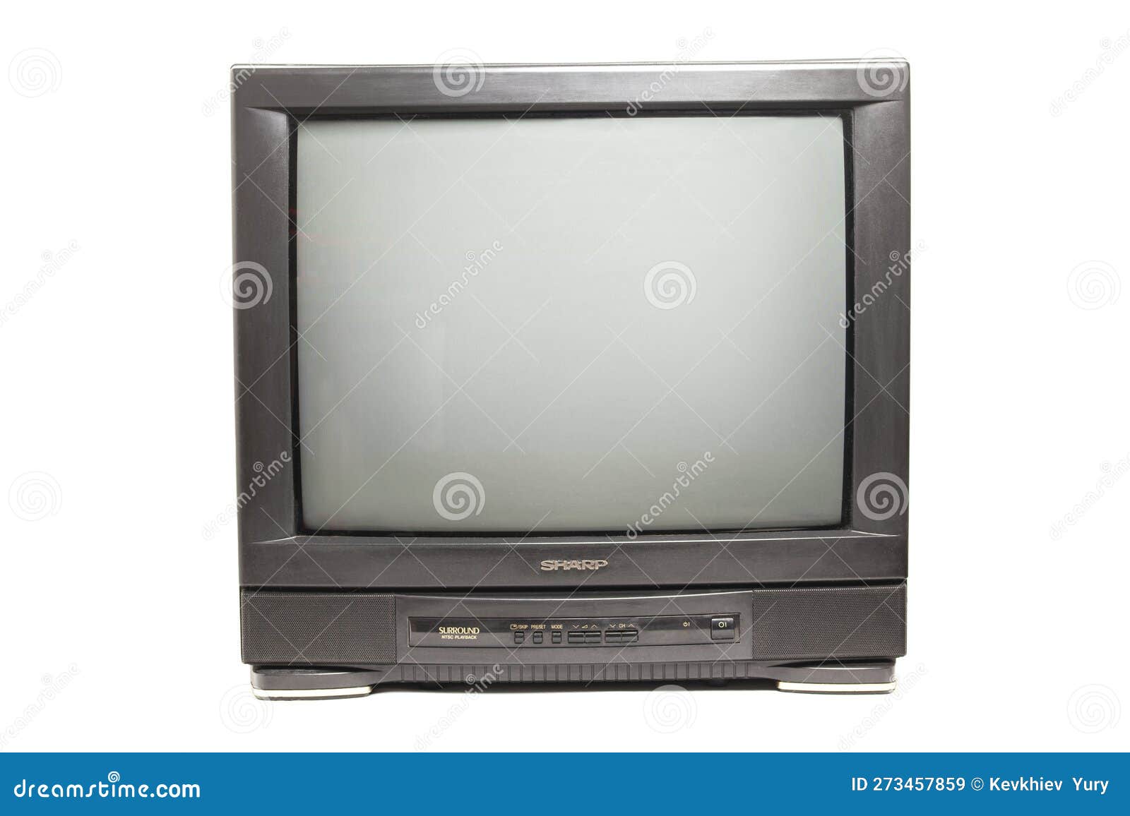 Moscow, Russia, 29 March 2023: Sharp Retro Old Television Editorial ...
