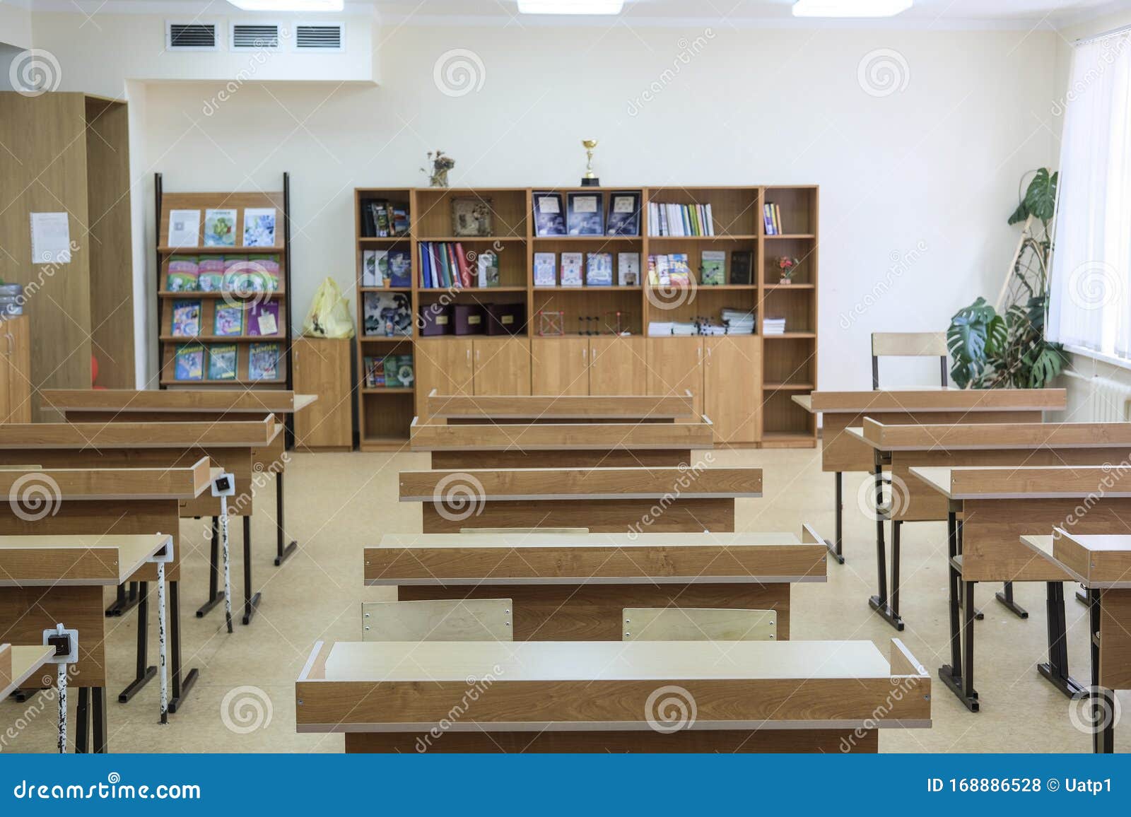 School Class Interior Image Editorial Stock Photo - Image of indoors ...
