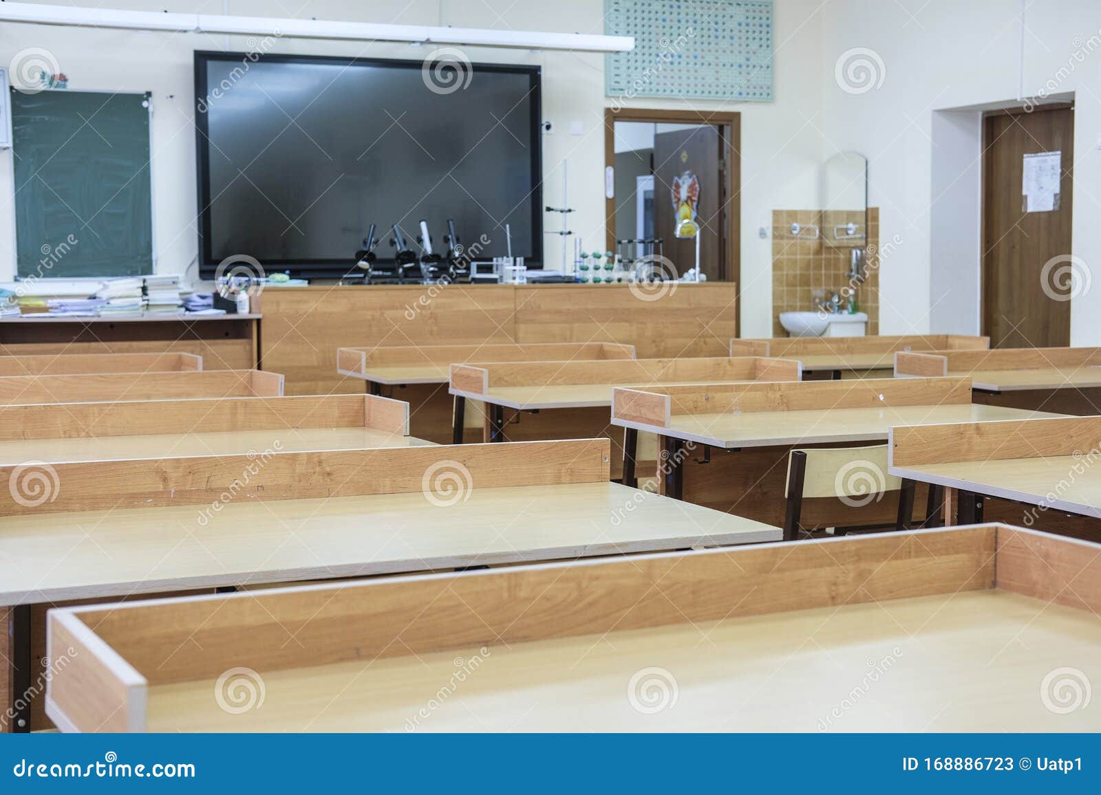 School Class Interior Image Editorial Stock Photo - Image of lesson ...