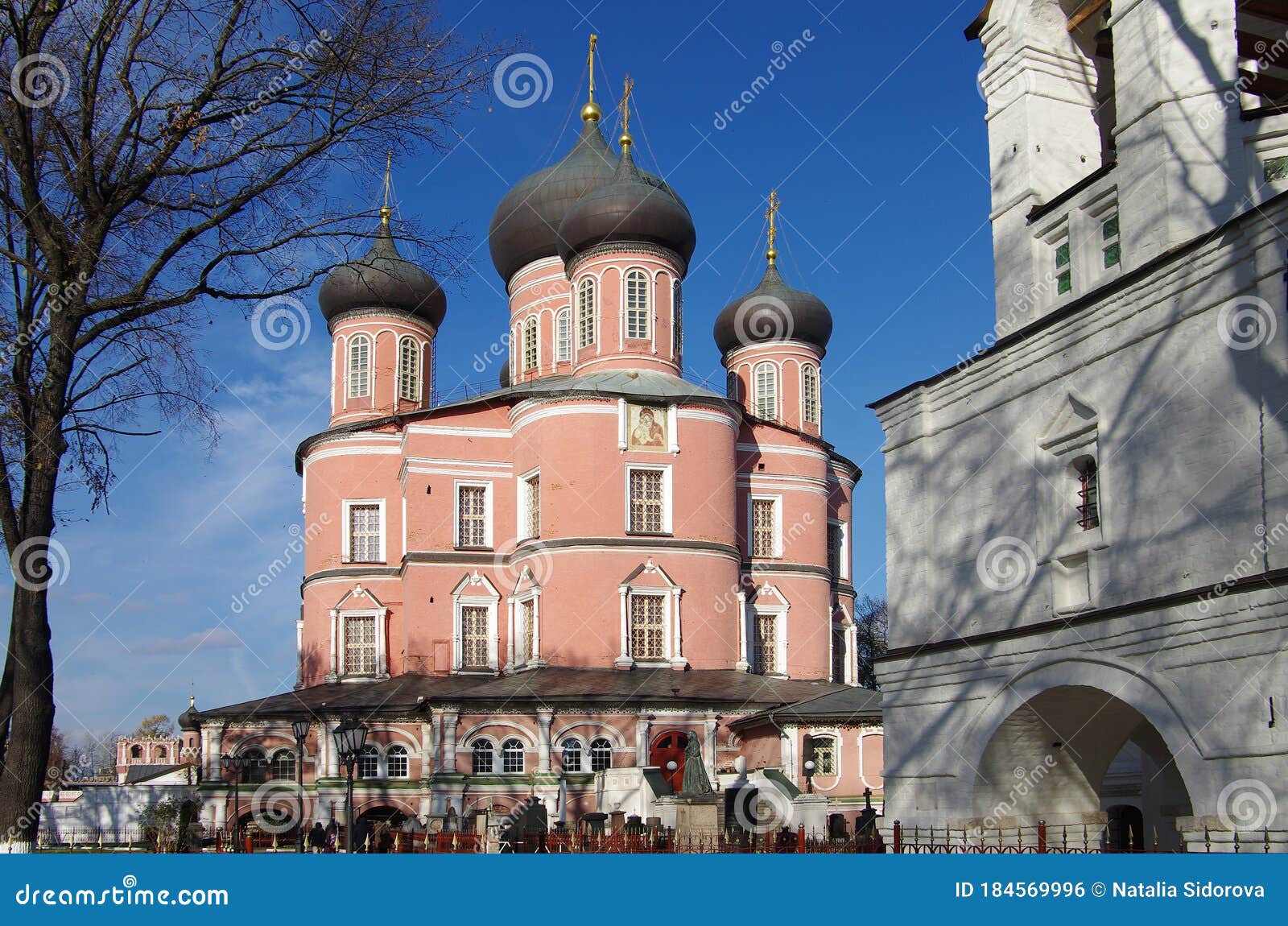 MOSCOW, RUSSIA - October, 2016: Donskoy Monastery is a Major Monastery ...