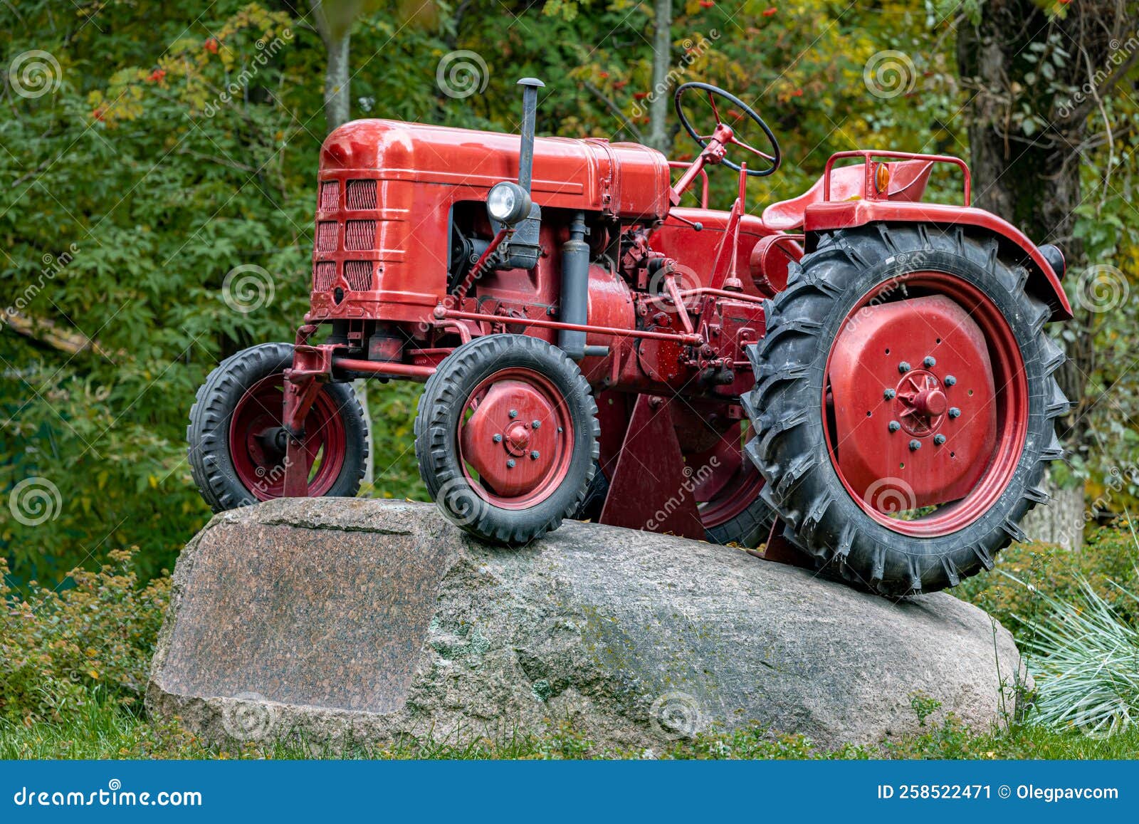 Moscow, Russia - October 01, 2022: Old Model Tractor Editorial Photo ...