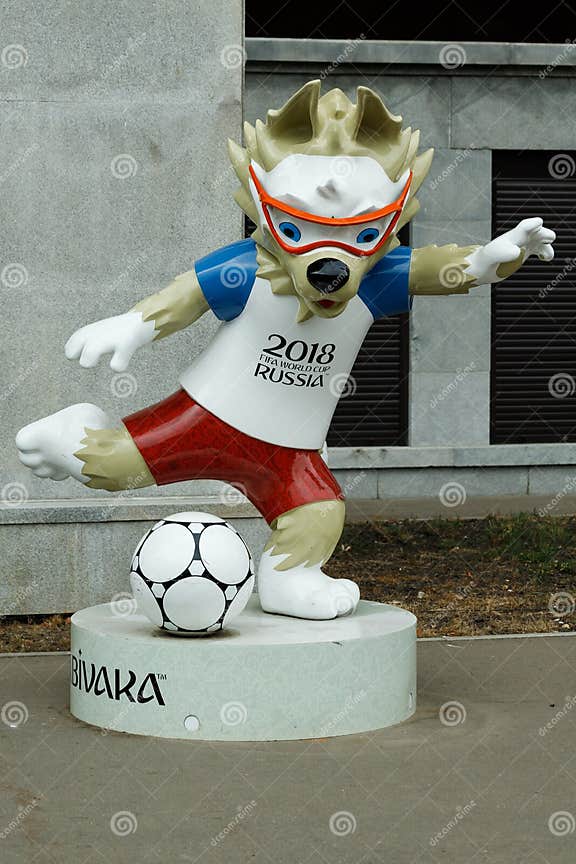 Moscow Russia September 06 2019 The Official Mascot Of The World
