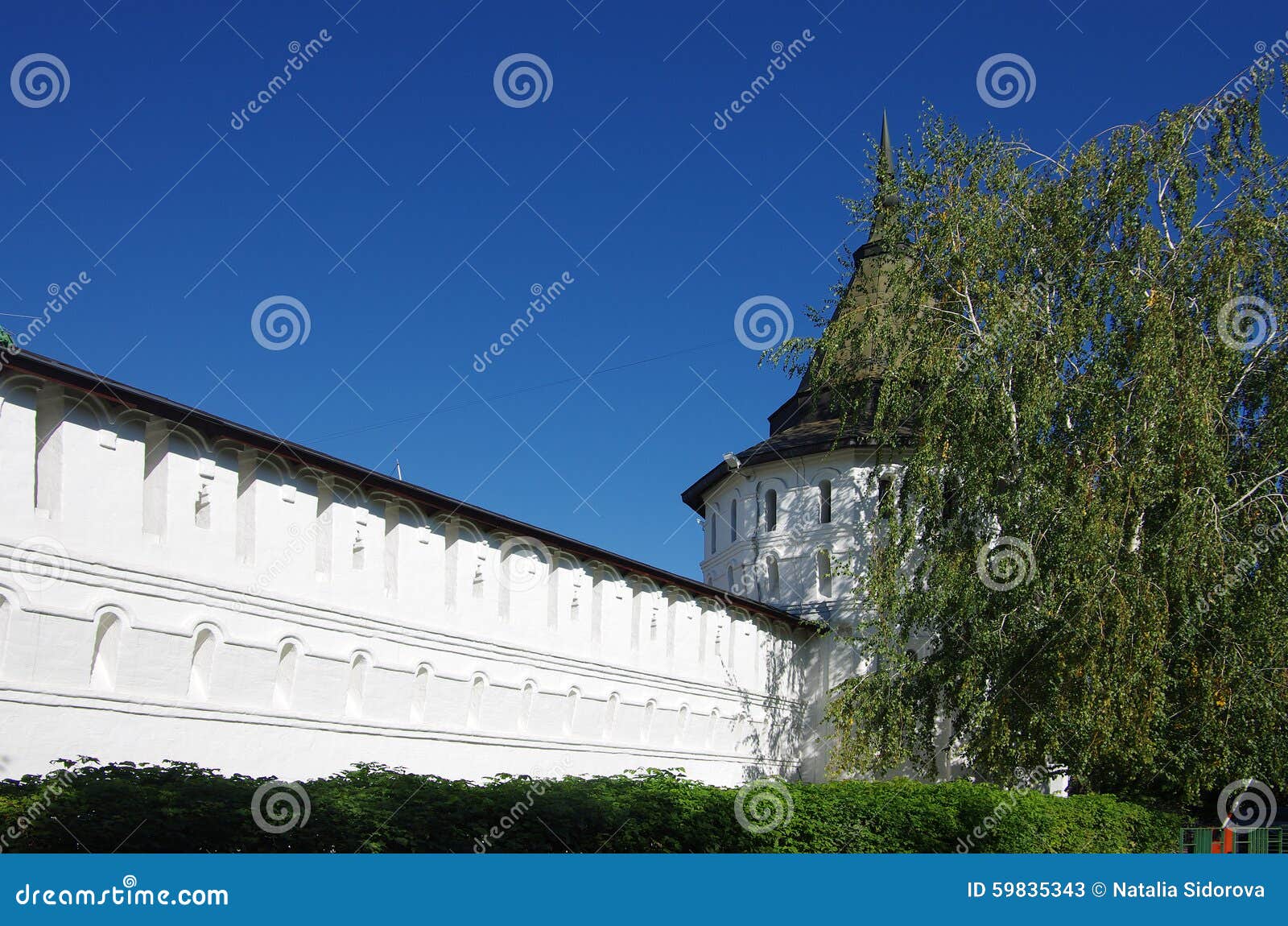 MOSCOW, RUSSIA - September 21, 2015: St. Daniel Monastery in Mos Stock ...