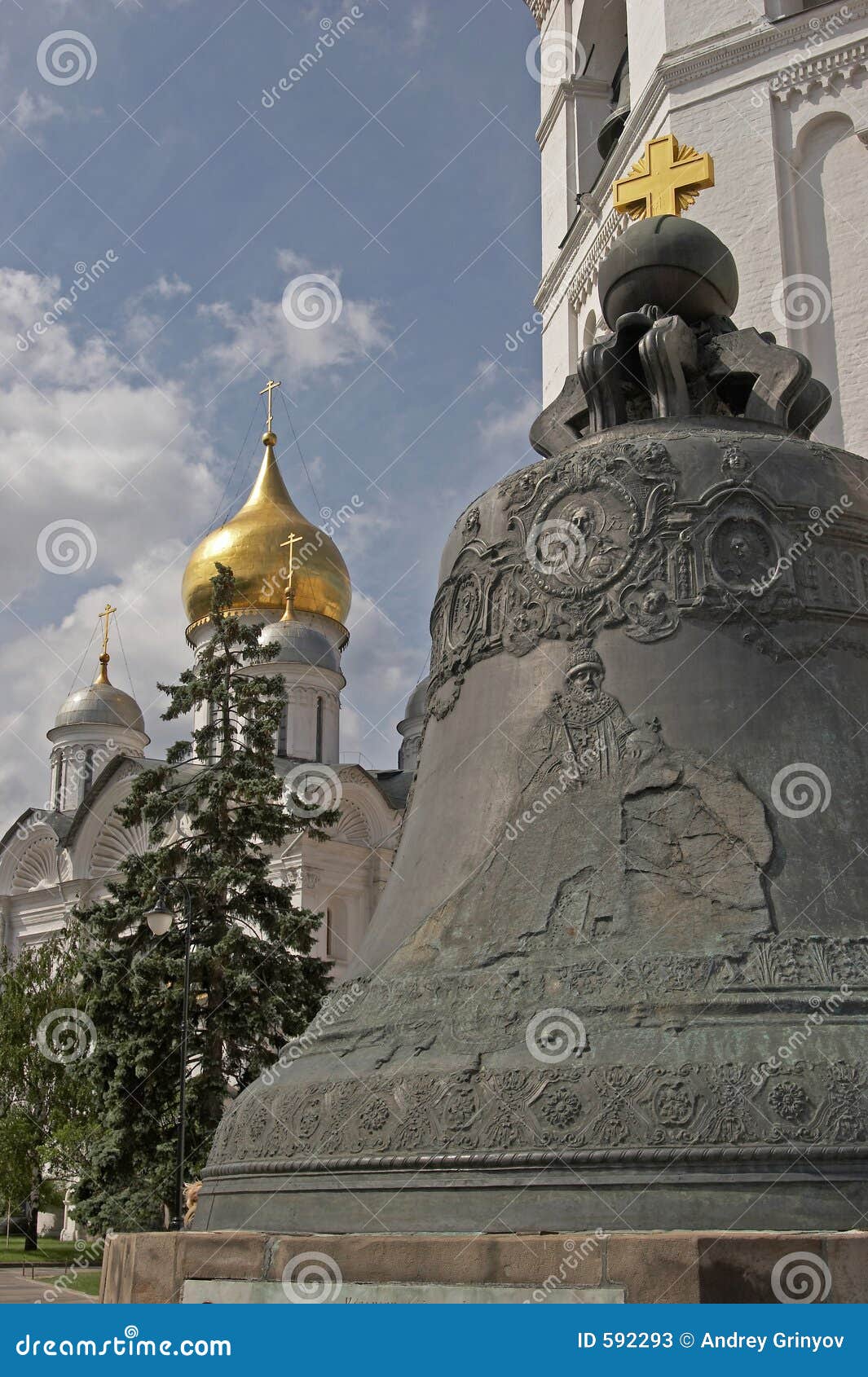 Moscow, Russia, the Tsar Bell Stock Image - Image of fairytale ...