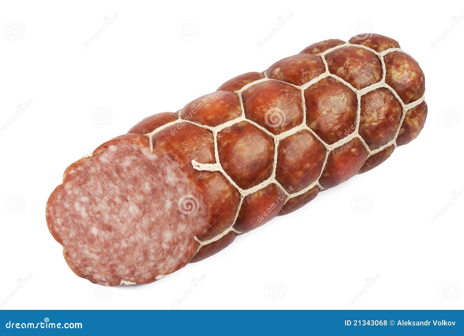 Moscow Russian Salami stock photo. Image of macro, salami - 21343068