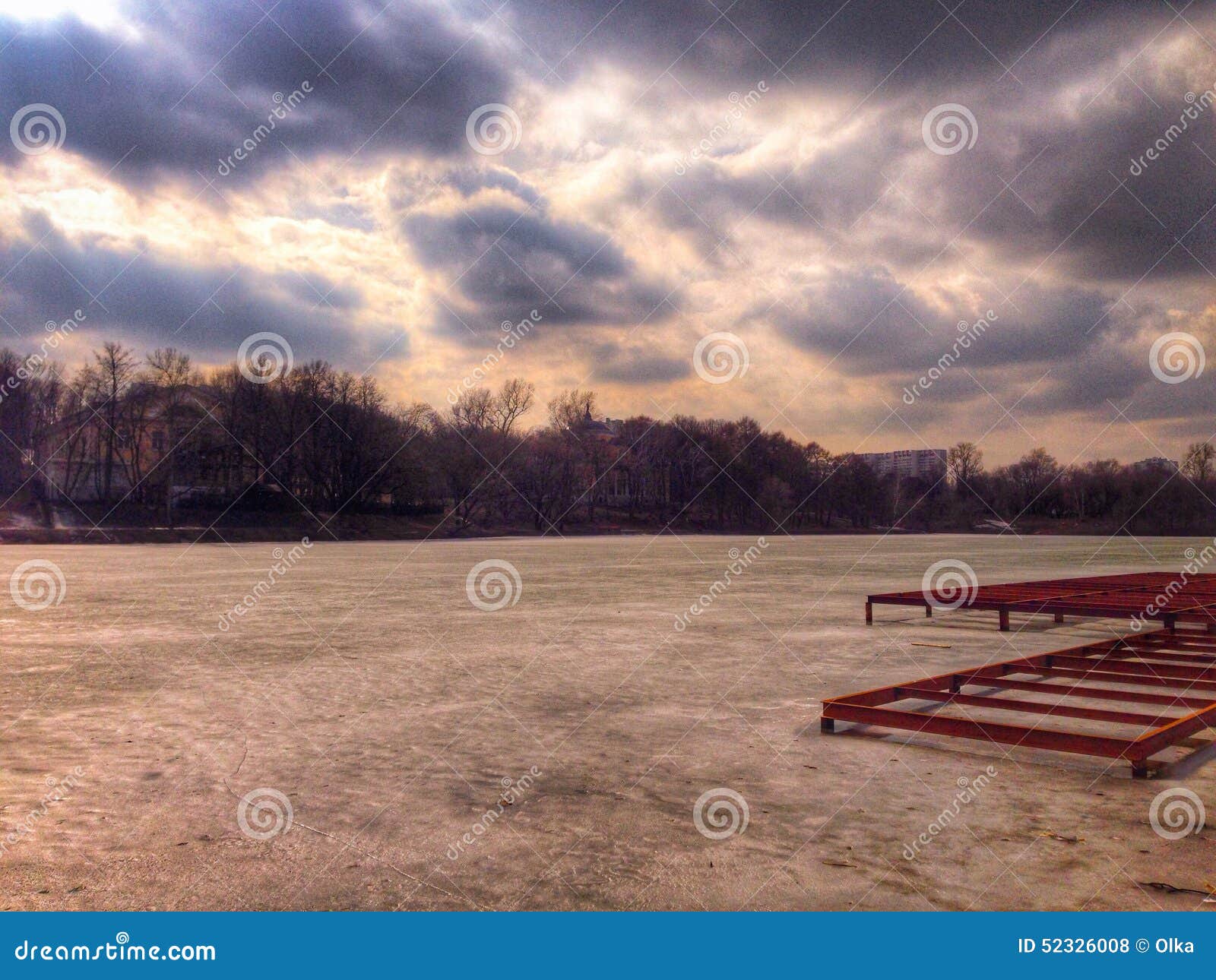 Moscow spring stock photo. Image of clouds, spring, moscow - 52326008