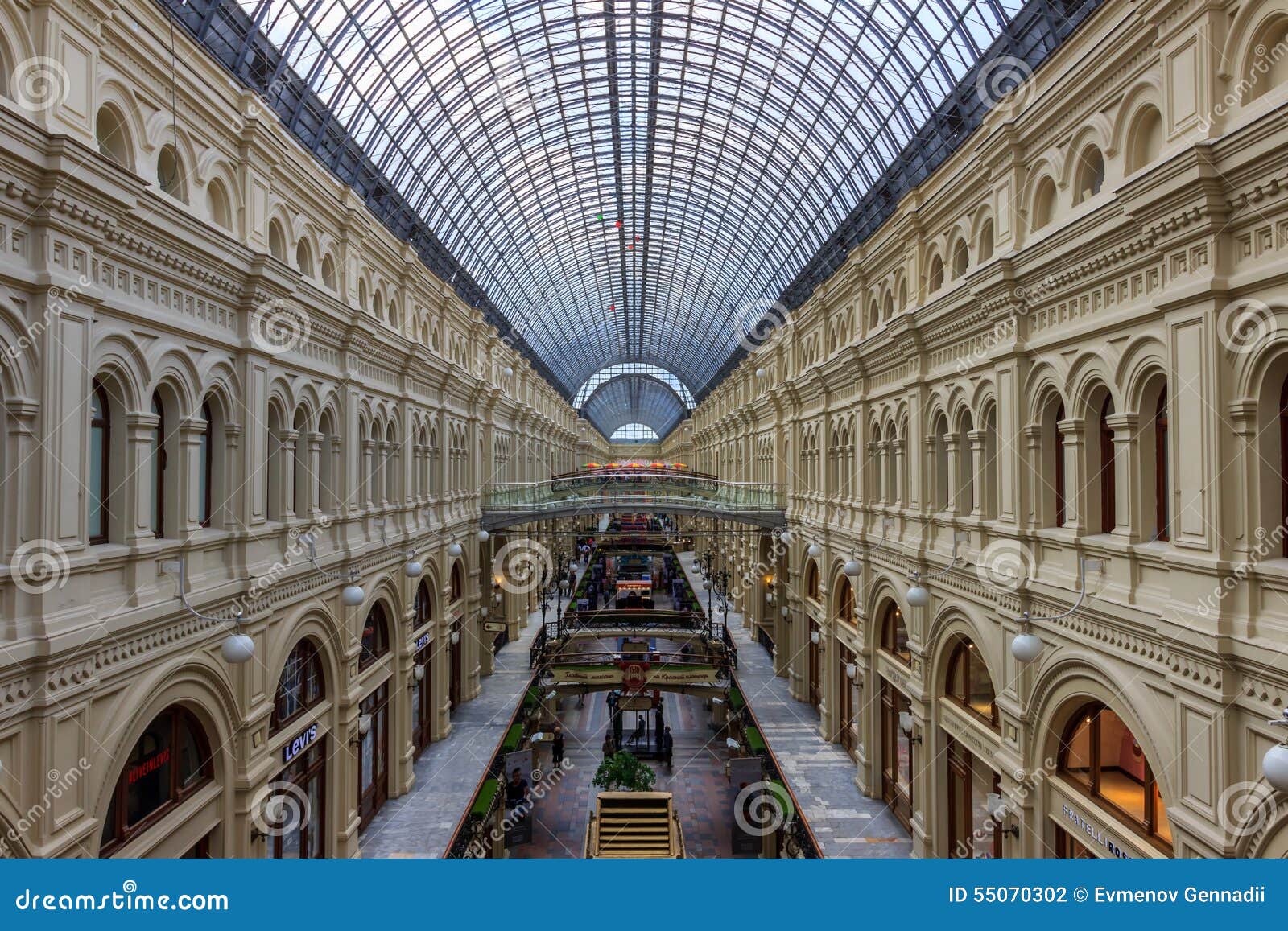Moscow,state Department Store Editorial Photography - Image of interior ...