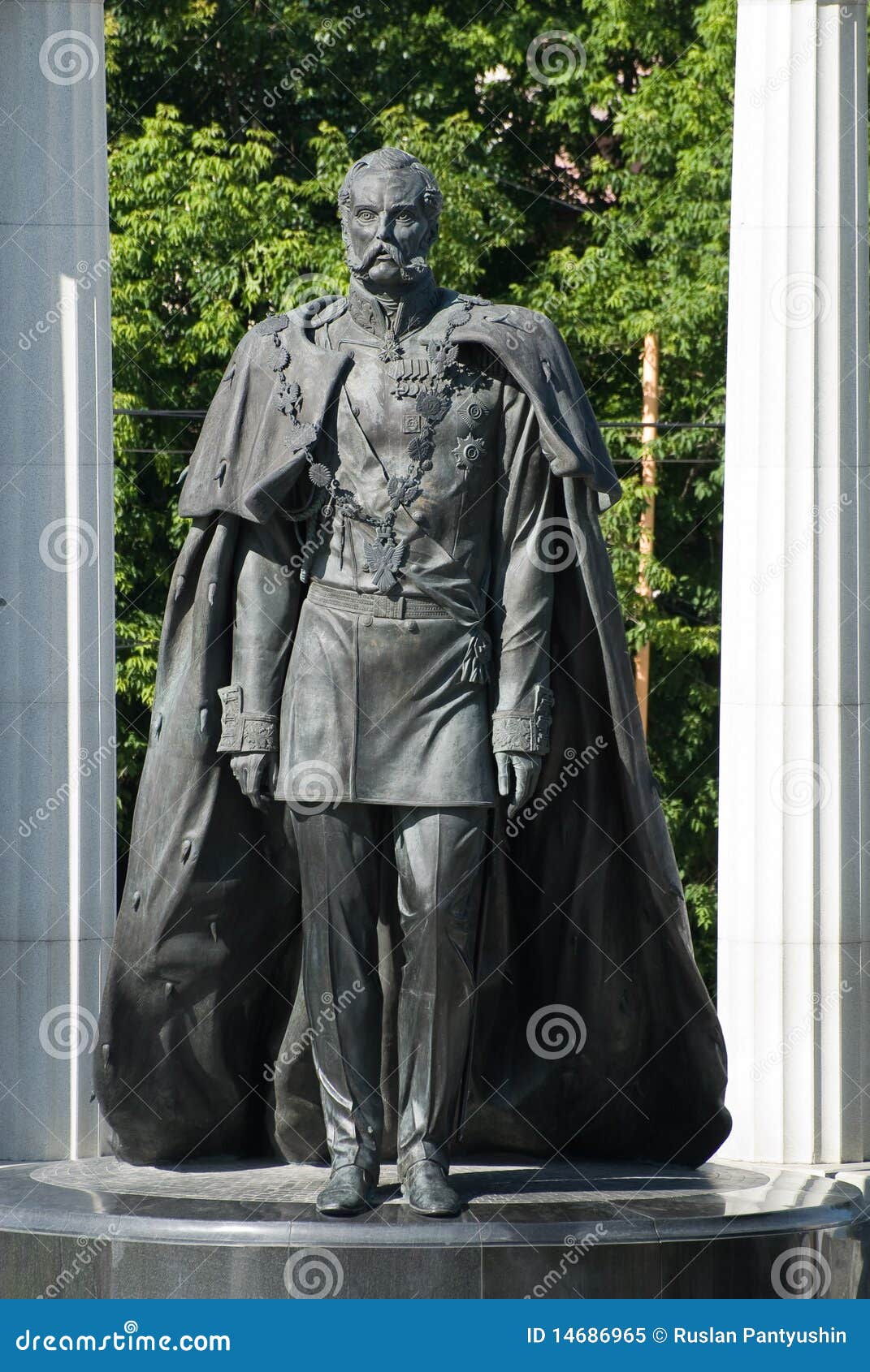 Moscow. Statue To the Alexander II Stock Image - Image of bronze ...