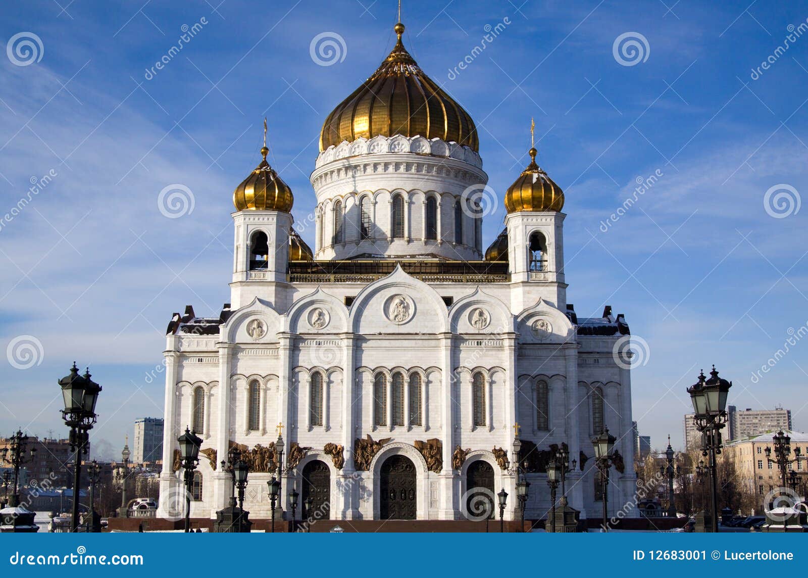 Moscow. Temple of Christ the Savior Stock Image - Image of europe ...
