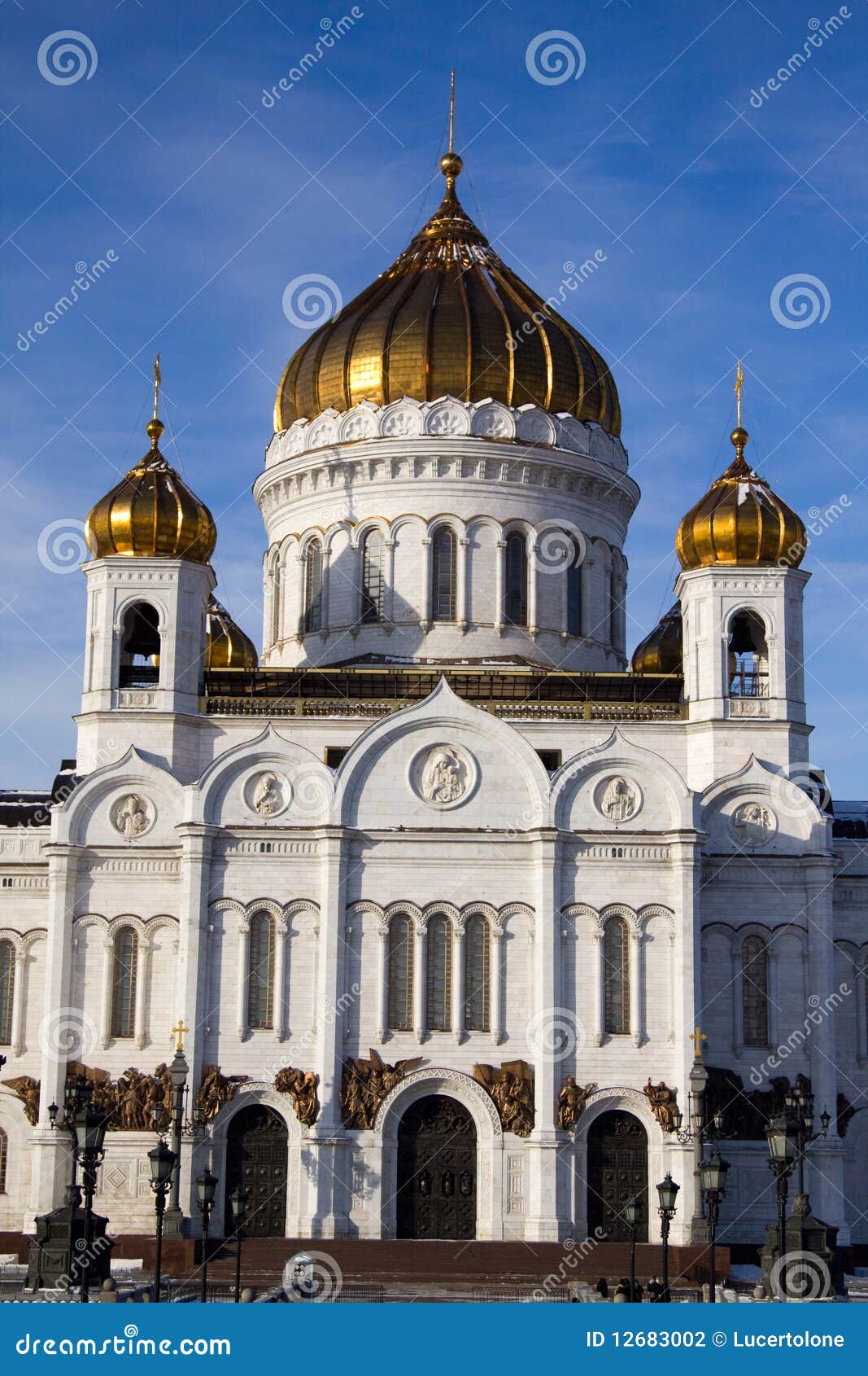 Moscow. Temple of Christ the Savior Stock Photo - Image of sculpture ...