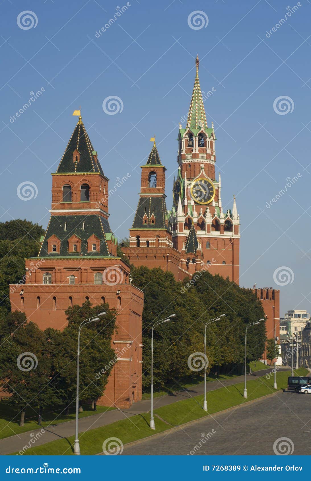 Moscow today stock image. Image of city, tower, church - 7268389