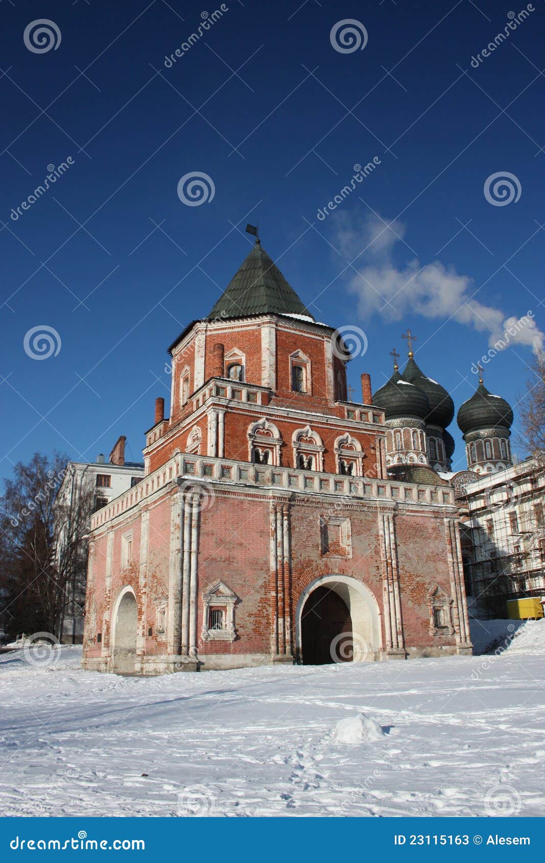 Moscow. the Tsar S Manor Izmailovo Stock Image - Image of winter ...