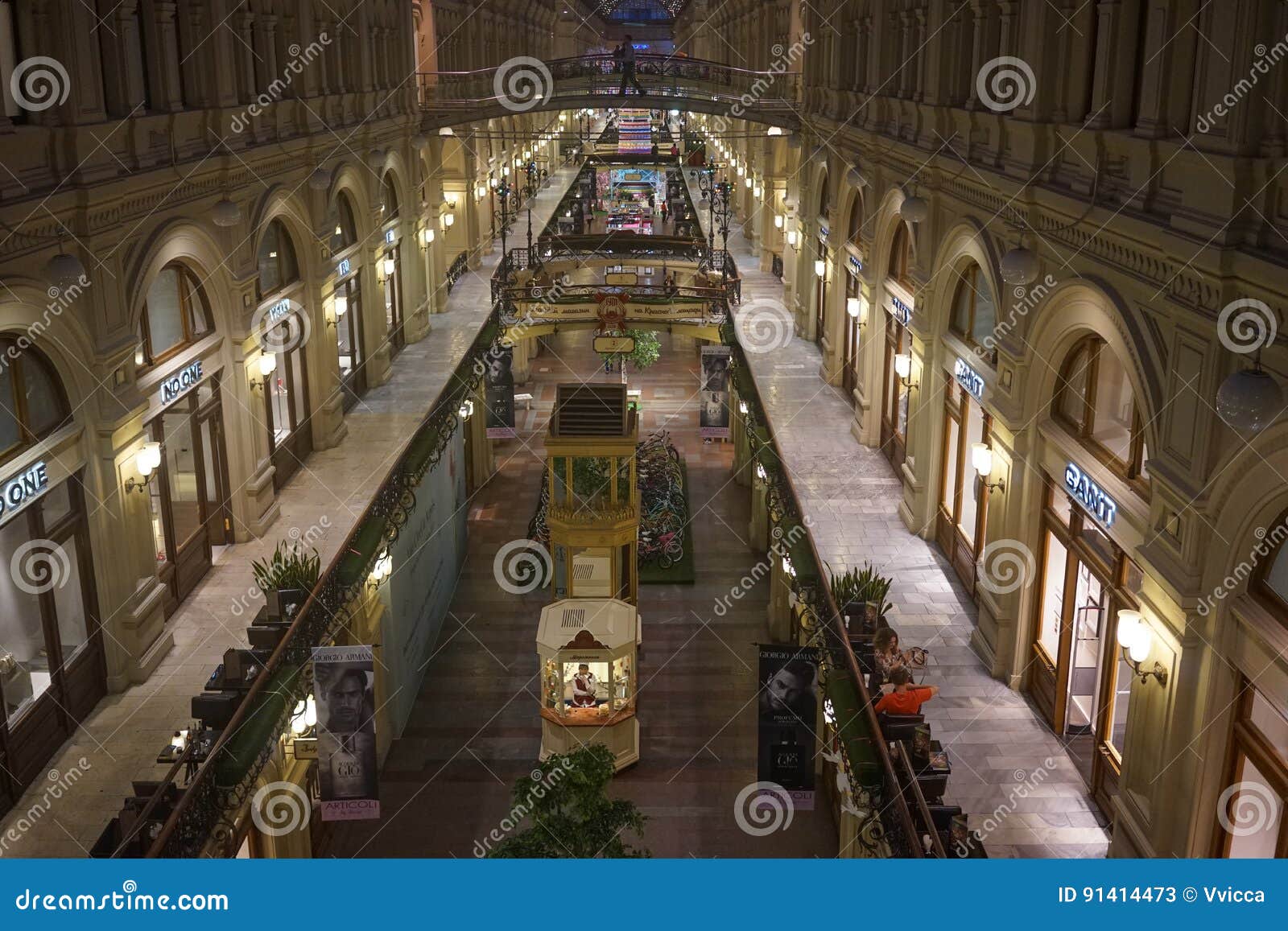 Moscow, TSUM editorial stock photo. Image of shopping - 91414473