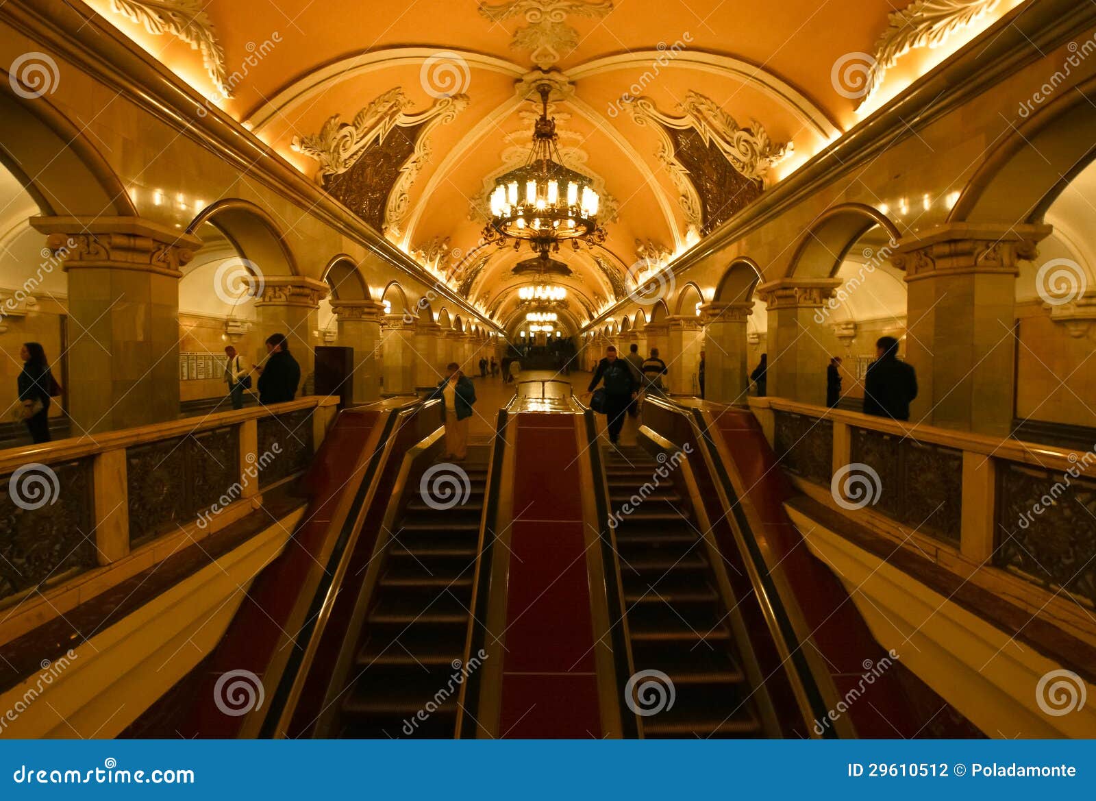 Moscow Underground editorial photography. Image of soviet - 29610512