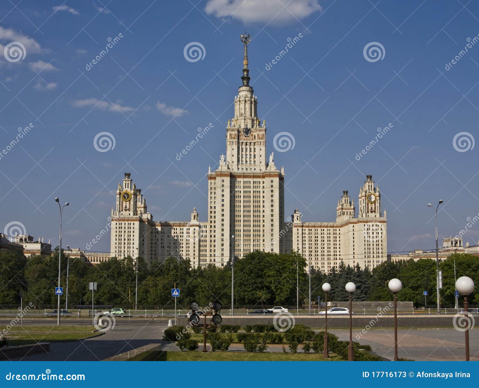 Moscow, University stock image. Image of russia, building - 17716173