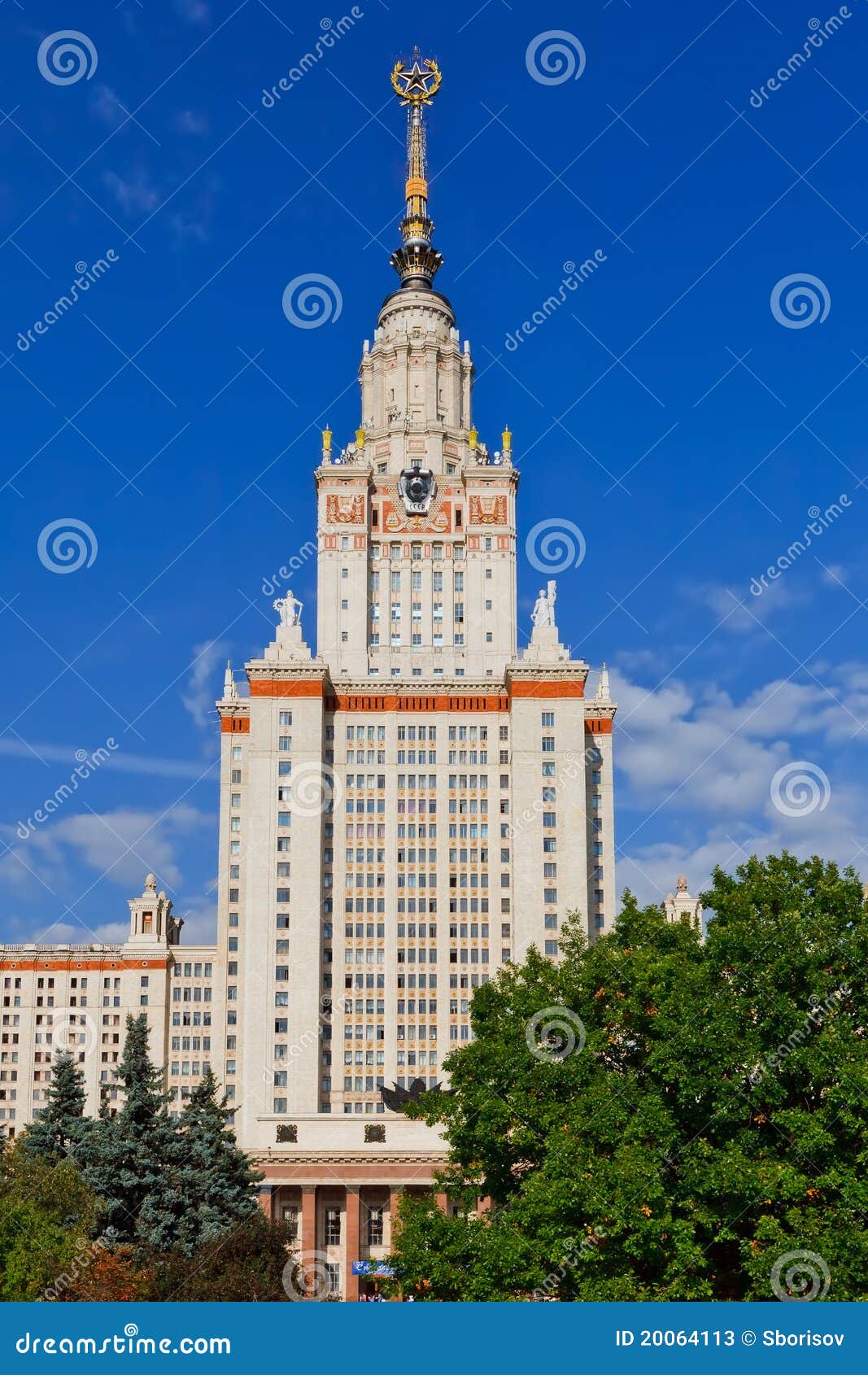 Moscow University stock image. Image of famous, learning - 20064113