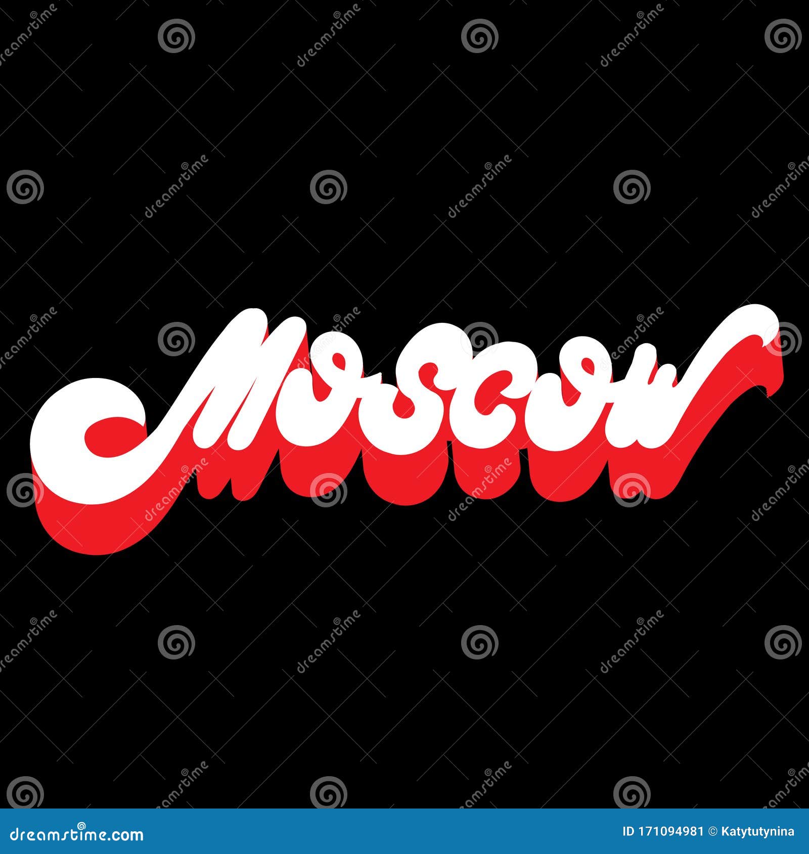 Moscow. Vector Hand Drawn Lettering Isolated Stock Vector ... Moscow. Vector Hand Drawn Lettering Isolated Stock Vector ...