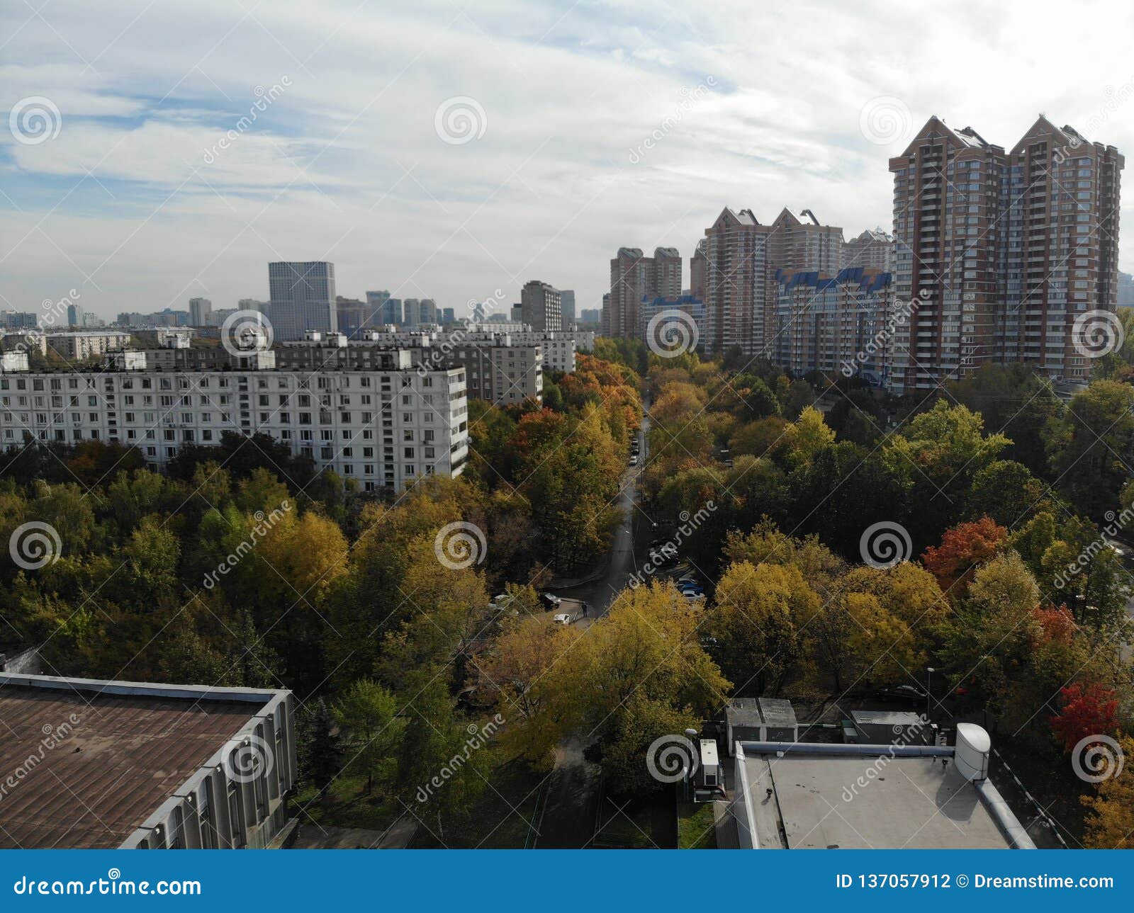 Moscow stock photo. Image of drone, moscow, city, view - 137057912