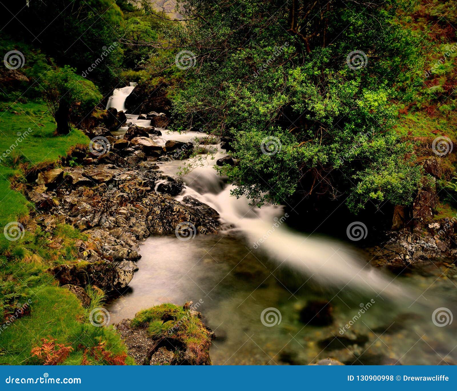 Mosedale Beck at Ritson`s Force Stock Photo - Image of waterfalls ...
