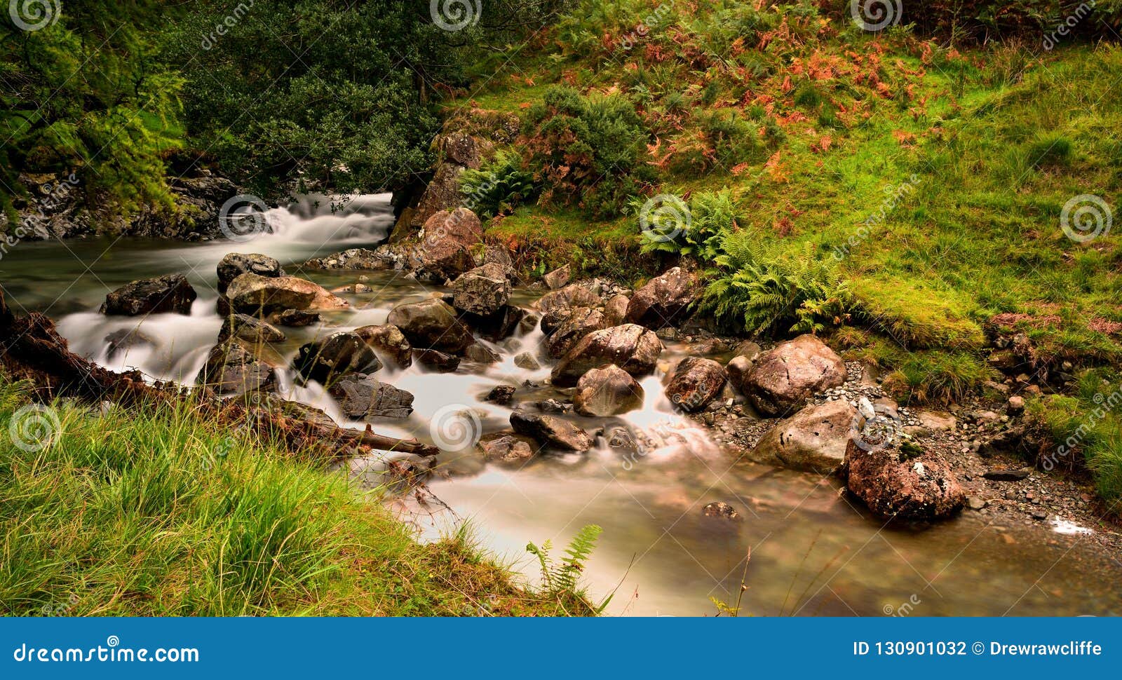 Mosedale Beck at Ritson`s Force Stock Photo - Image of cumbria, flowing ...