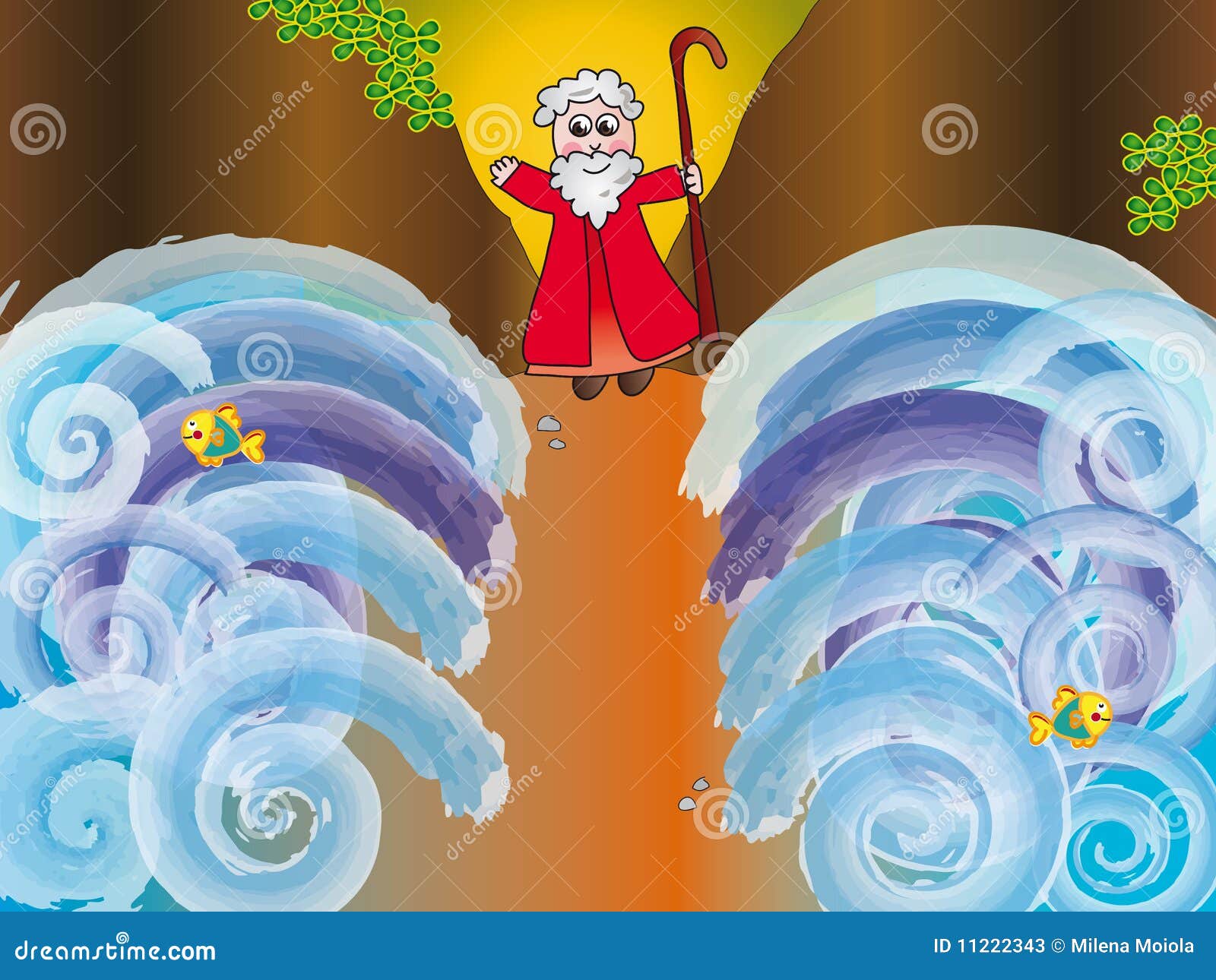 Moses stock illustration. Illustration of religion, bible - 11222343
