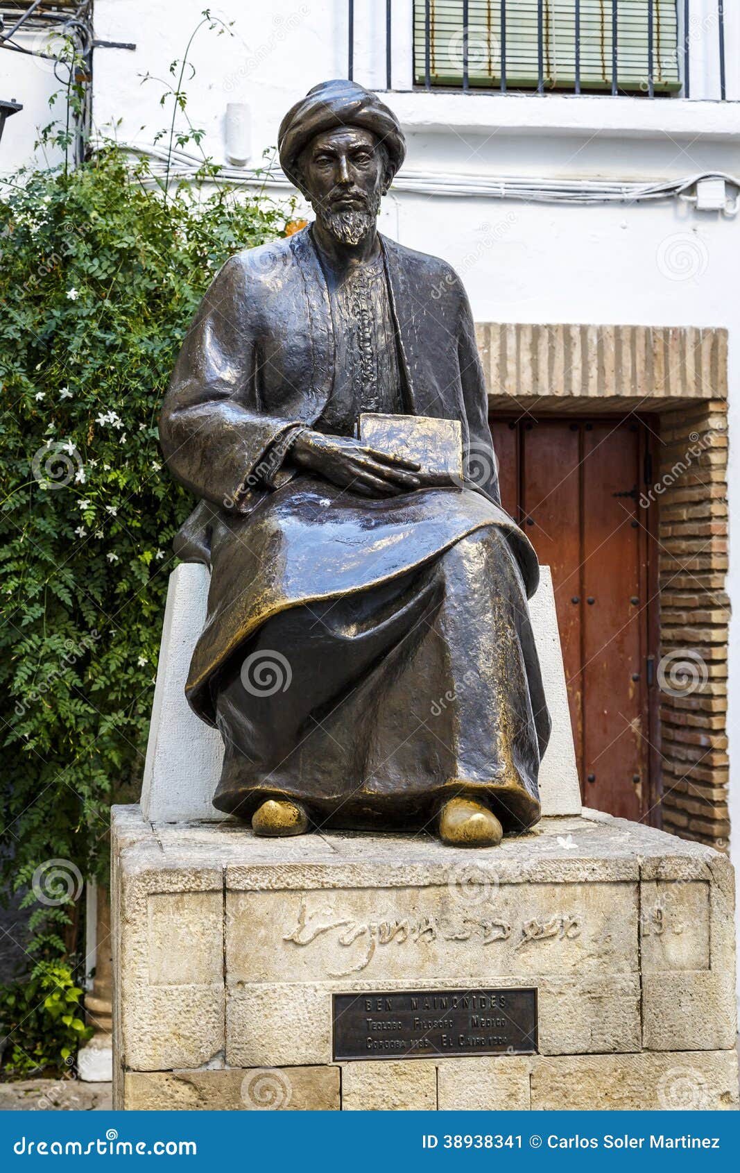 Moses Maimonides, Cordoba stockbild. Bild von zeichen - 38938341