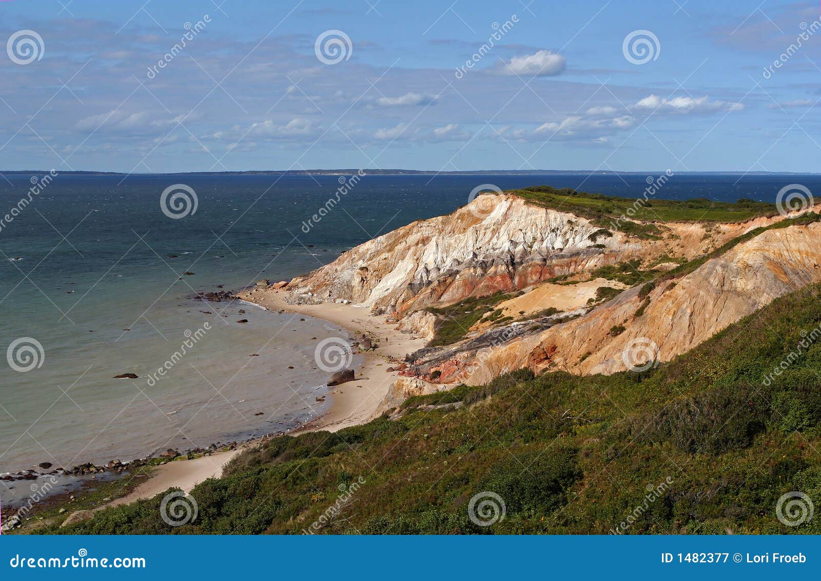 Moshup Beach Cliffs stock image. Image of cliff, serene - 1482377