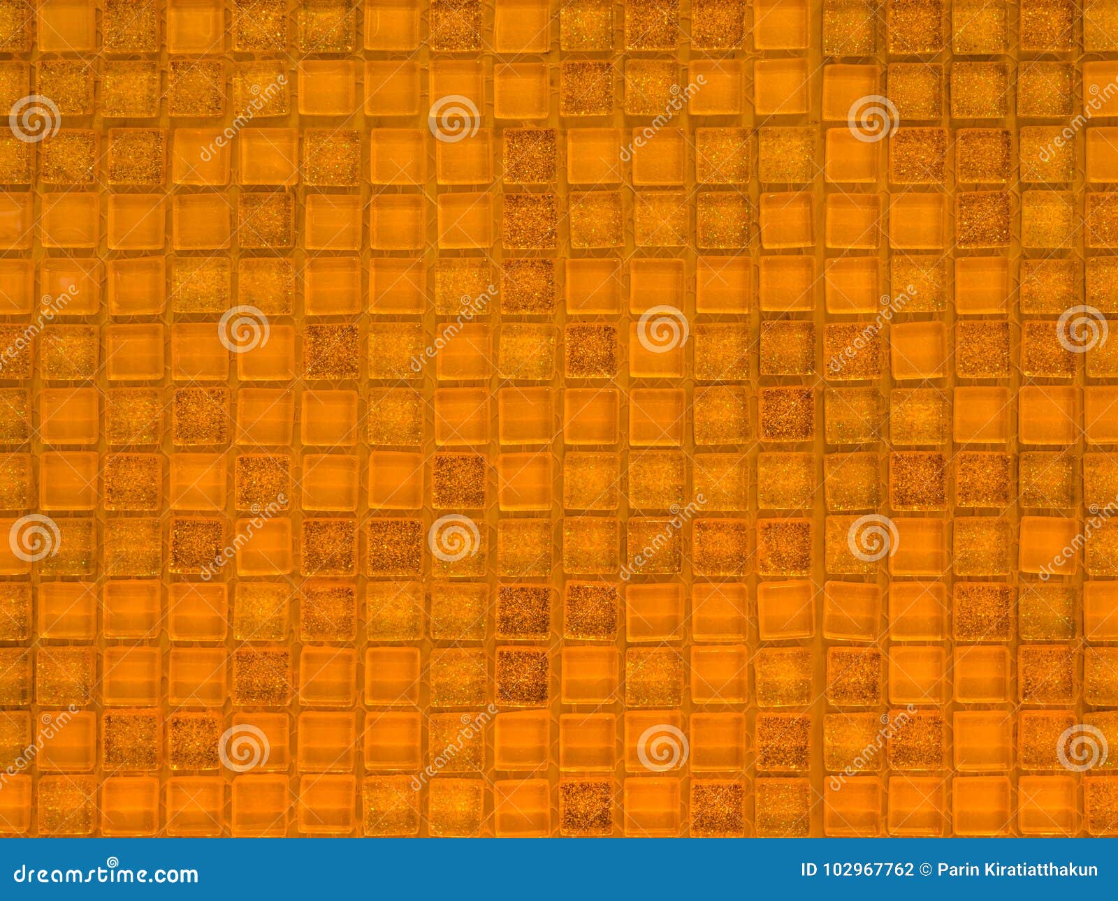 Mosiac tile wall stock photo. Image of detail, orange - 102967762