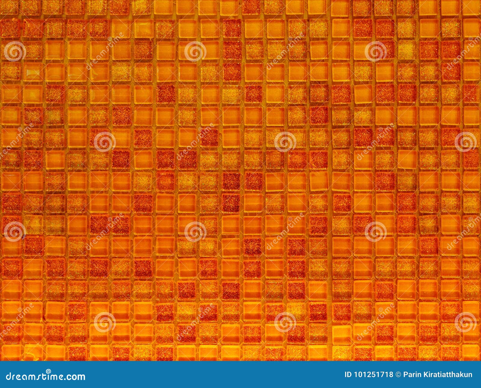 Red Mosiac Tile Wall Pattern And Background Stock Photography ...
