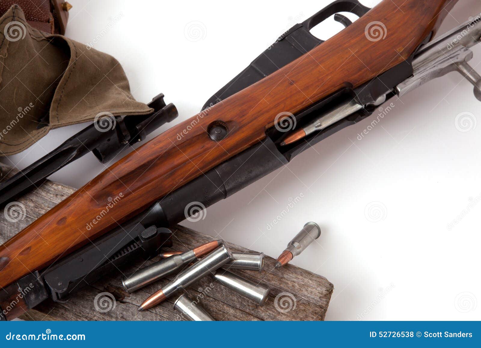 Mosin Nagant Rifle stock photo. Image of board, nagant - 52726538
