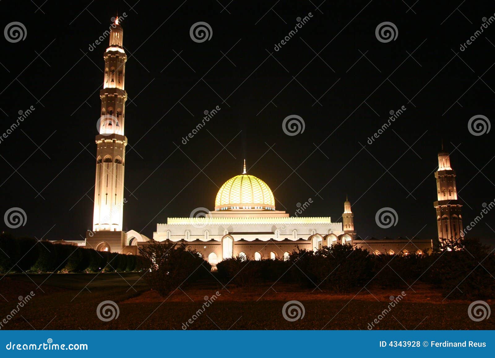 Mosk in Muscat, Sultanate of Oman Stock Photo - Image of islam ...
