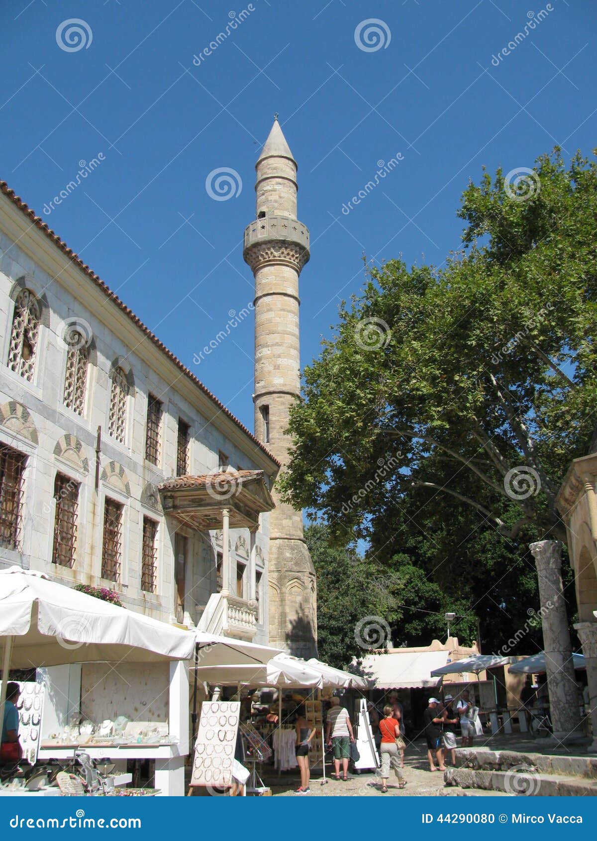 Mosk tower editorial image. Image of greece, tower, town - 44290080