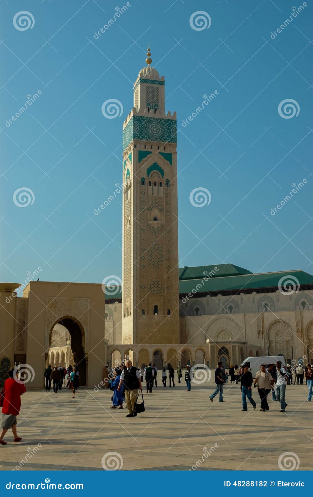 Moskee Hassan II in Casablanca, Marokko Redactionele Fotografie - Image ...