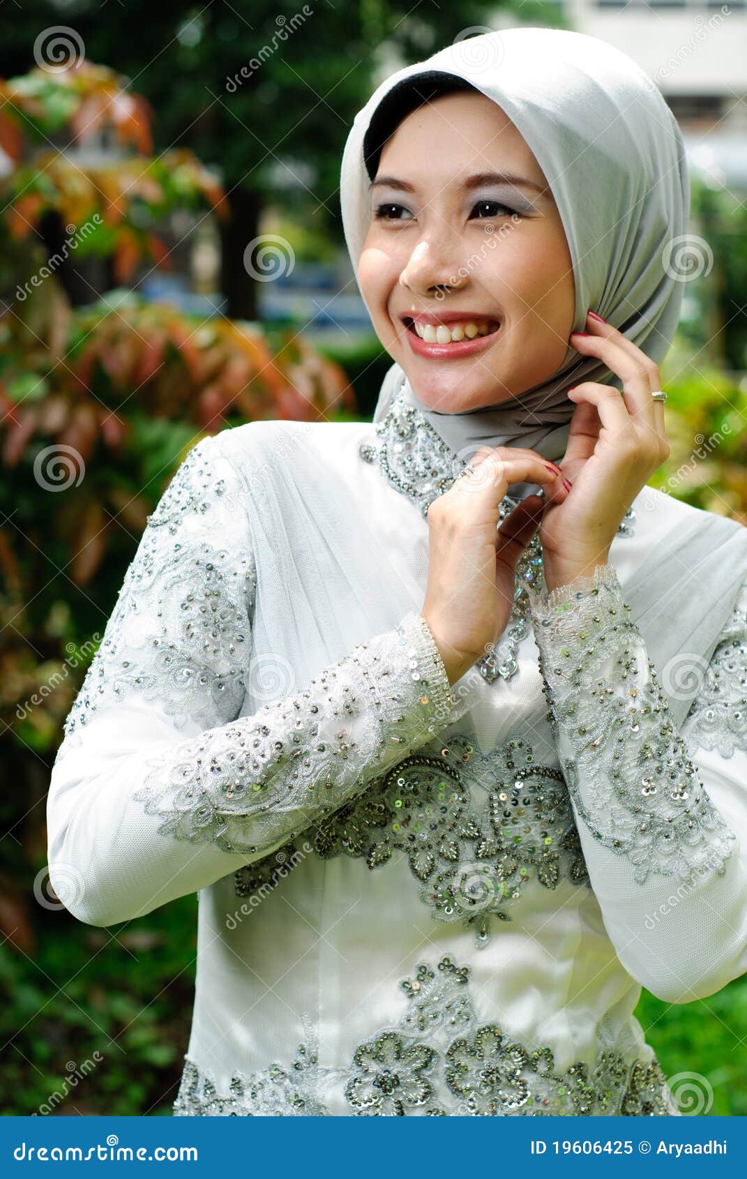 Moslem fashion stock image. Image of indonesian, batik - 19606425