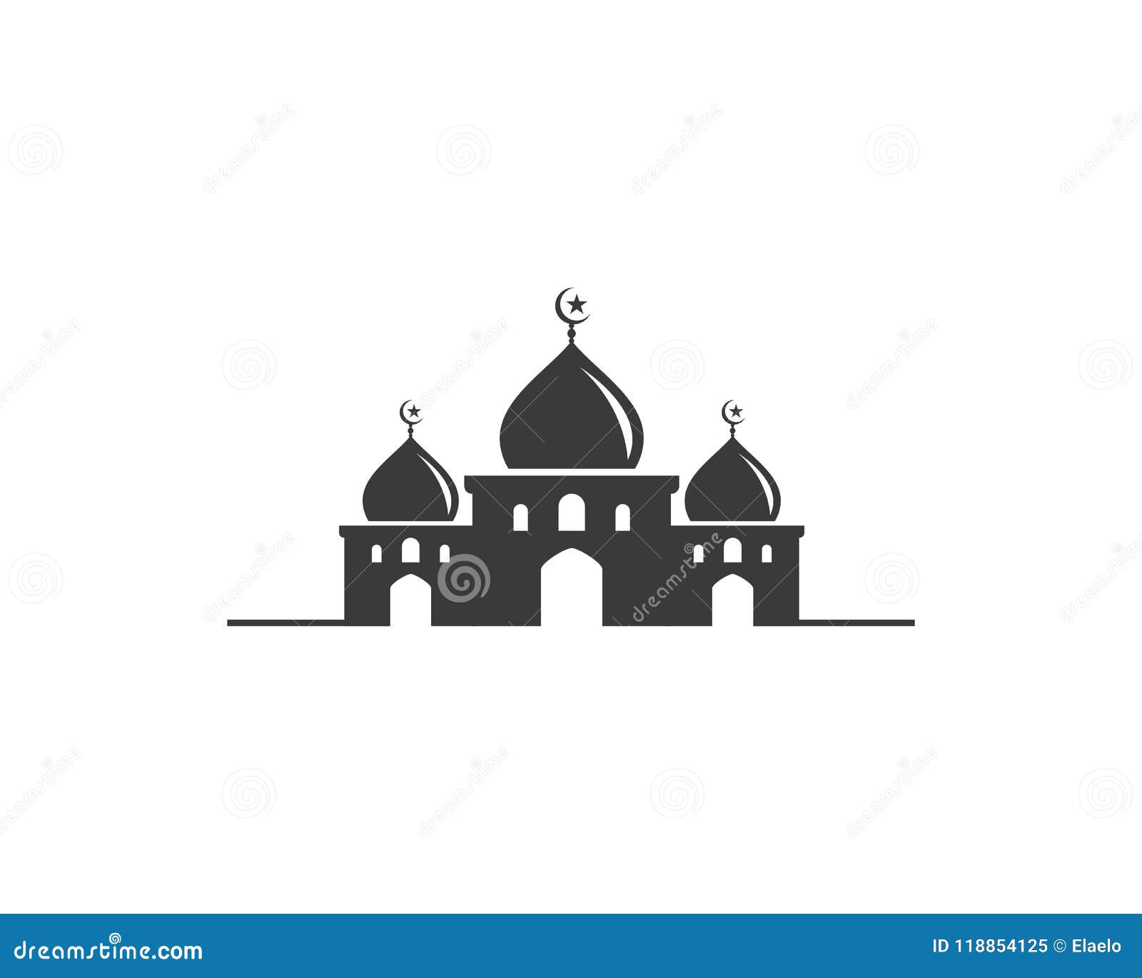 Moslem Icon Vector Illustration Stock Vector - Illustration of ...